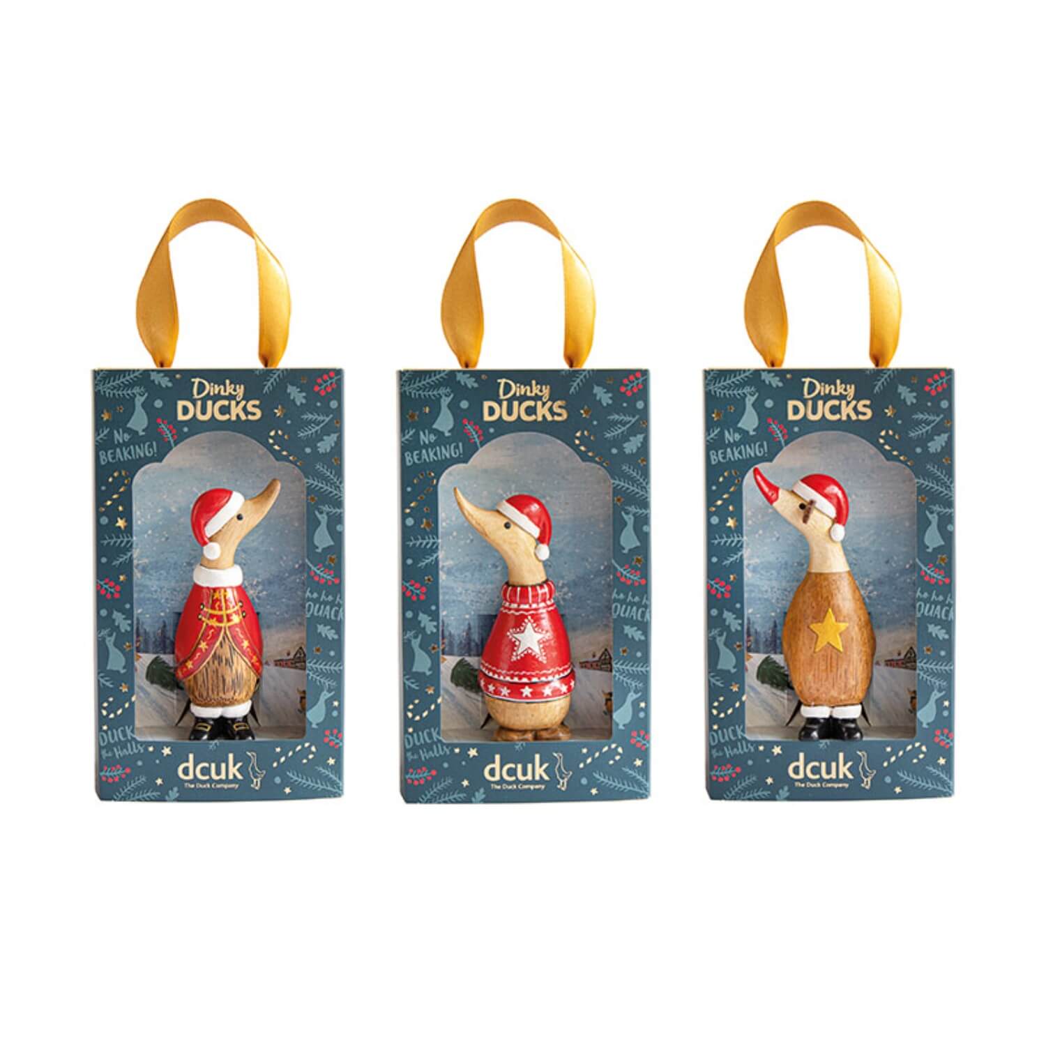 Buy DCUK | Traditional Christmas Dinky Duck - 3 Designs – Potters Cookshop