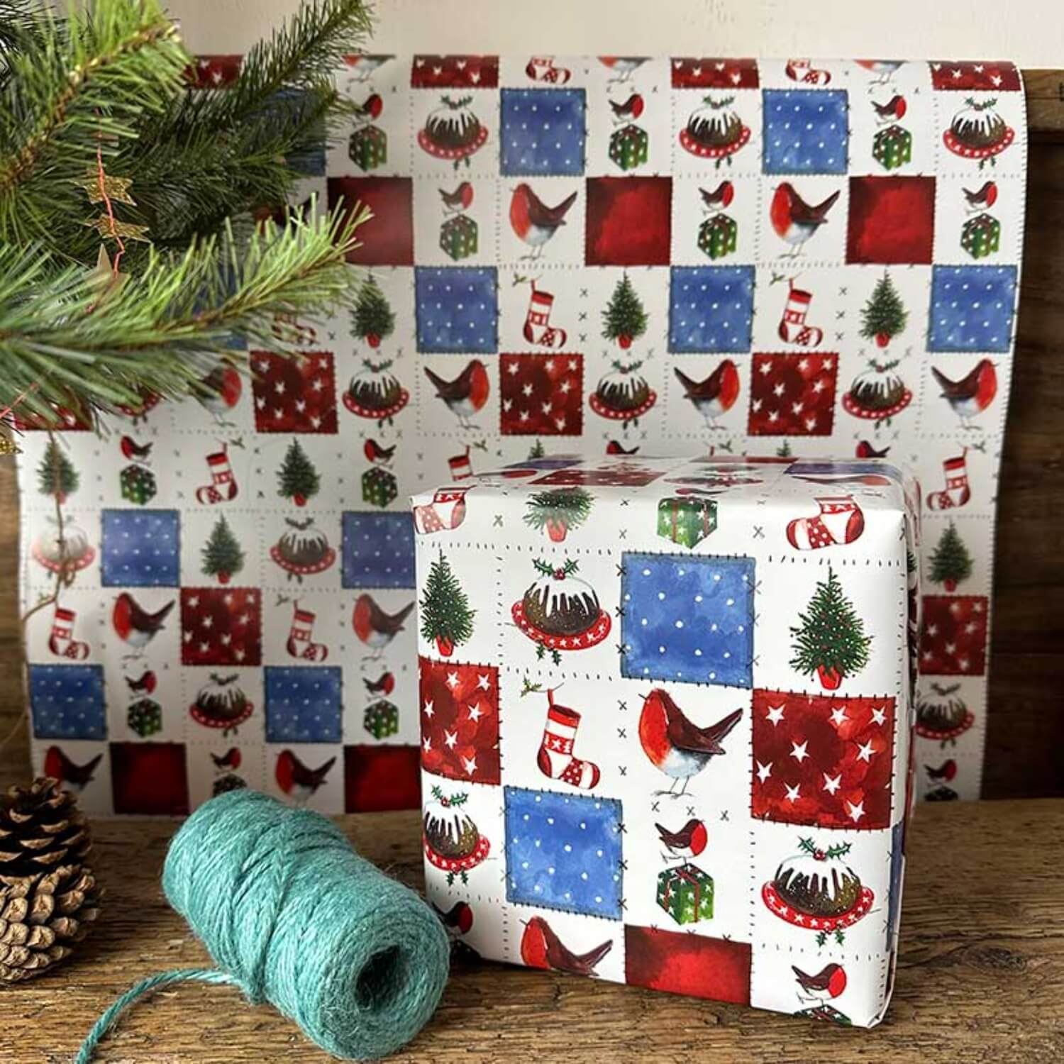 Buy Alex Clark | Christmas Gift Wrap & Tags - Quilt 1 – Potters Cookshop