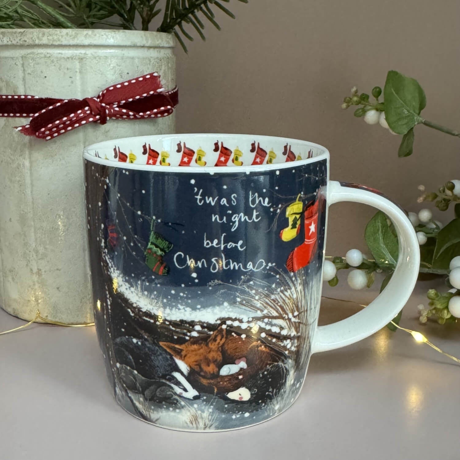 Buy Alex Clark | Christmas 400ml China Mug - Night Before Christmas ...
