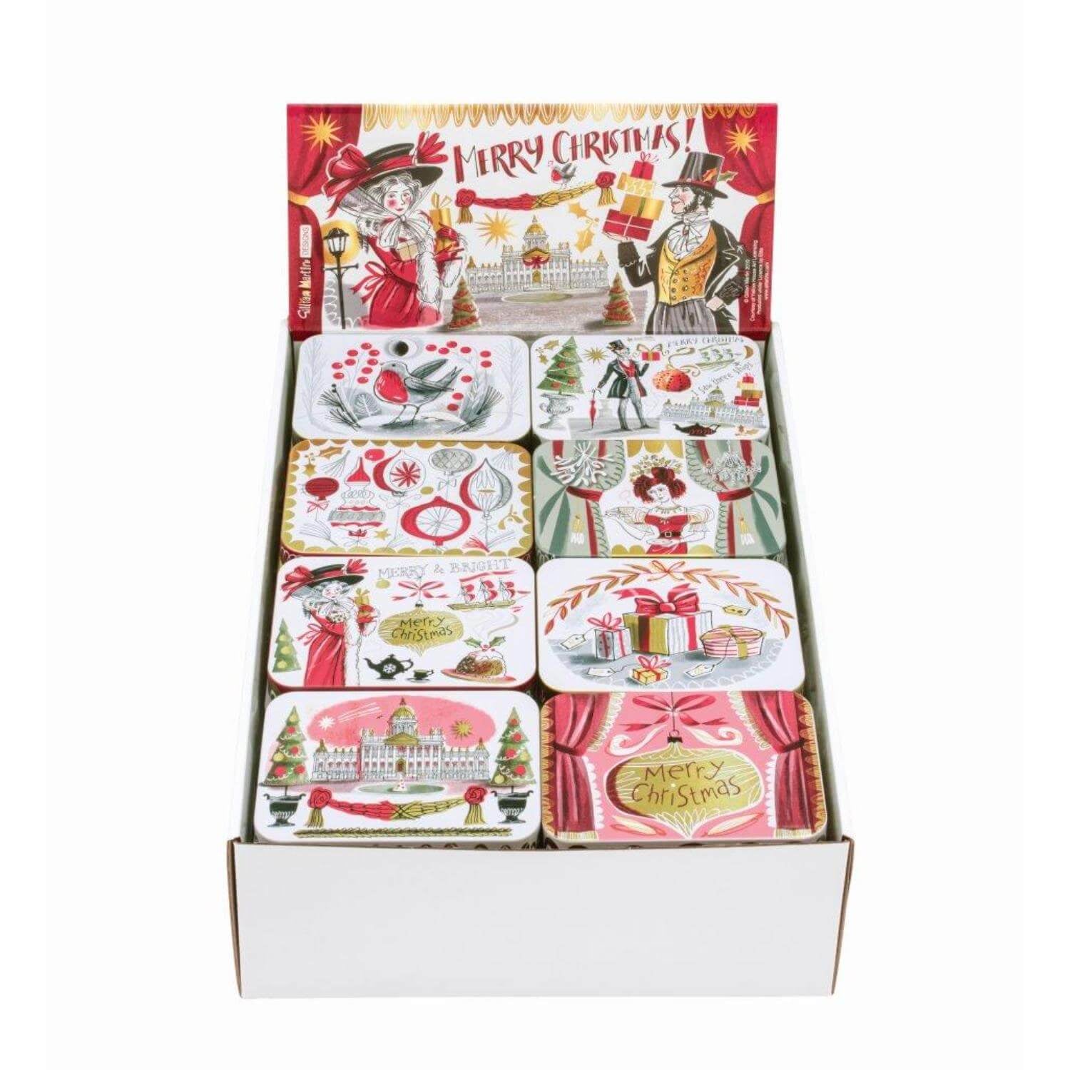 Buy Gillian Martin | Christmas Slip Tin Pocket Tins - Assorted ...