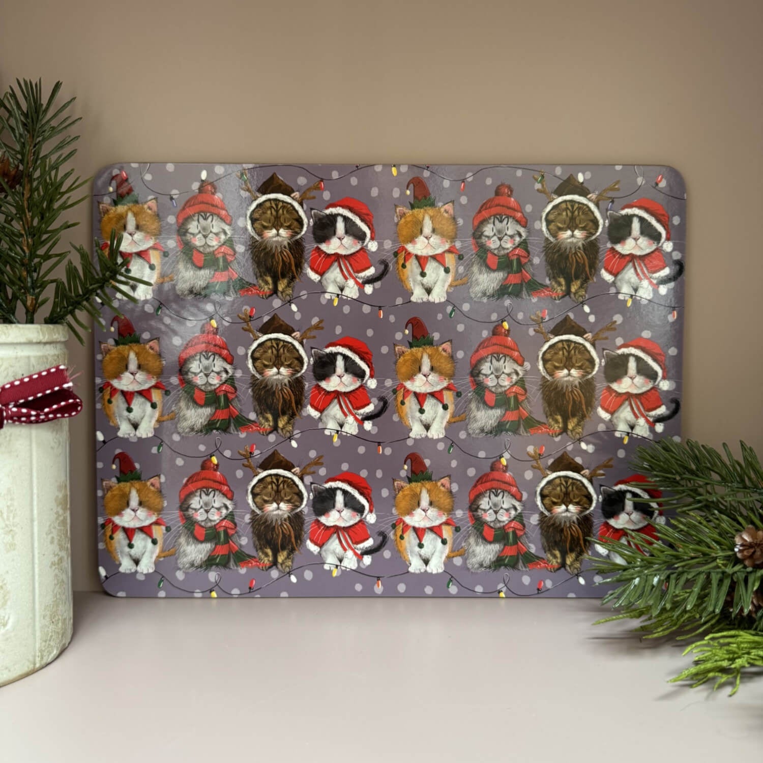 Buy Alex Clark | Christmas Placemat - Christmas Cats – Potters Cookshop