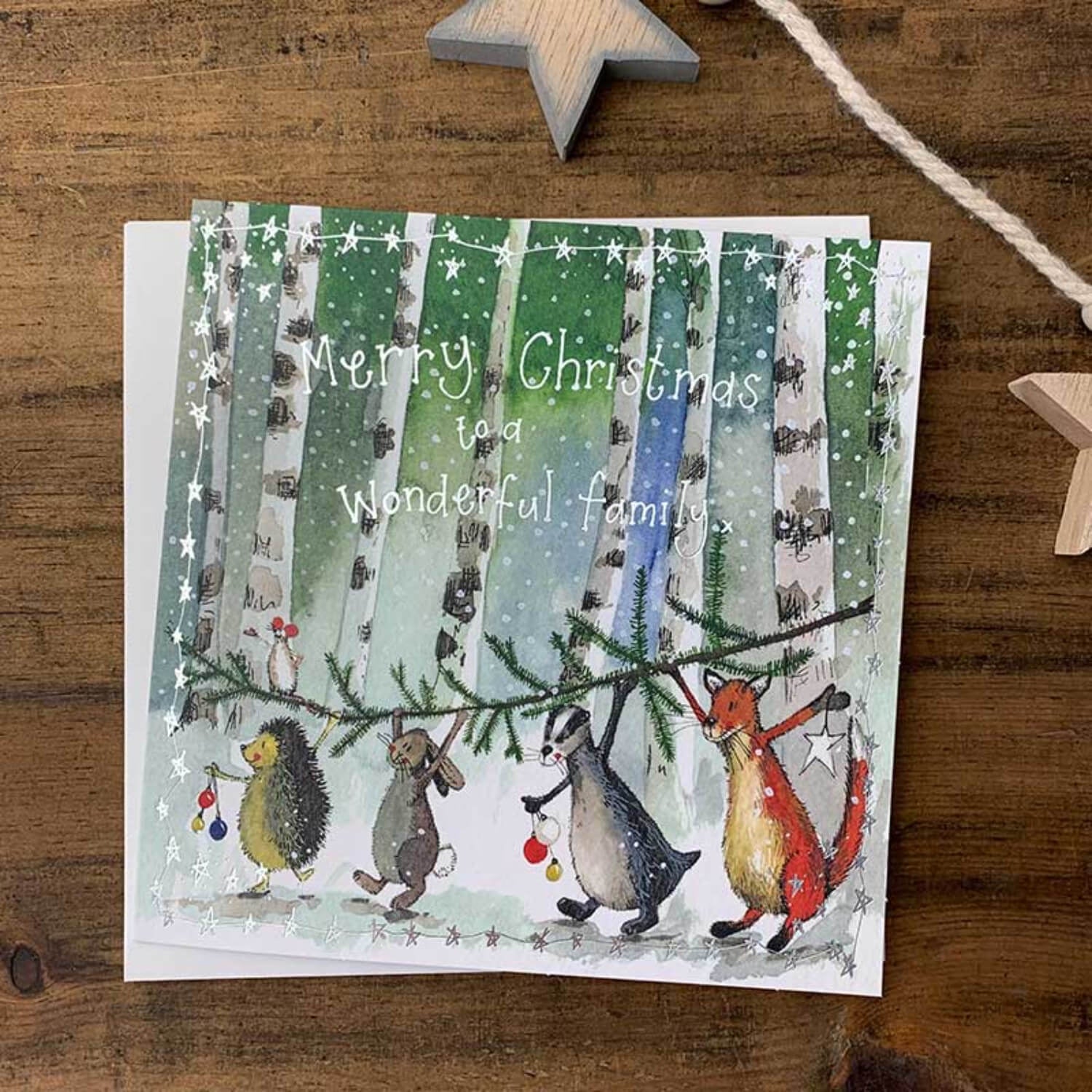 Buy Alex Clark | Christmas Card - To A Wonderful Family – Potters Cookshop