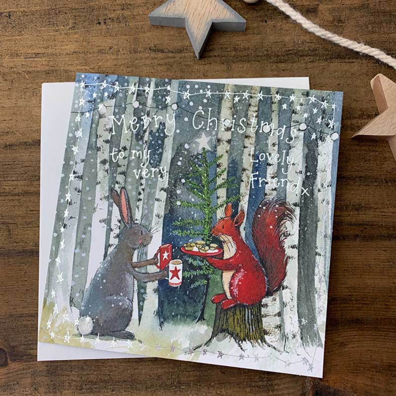 Buy Alex Clark | Christmas Card - Very Lovely Friend – Potters Cookshop