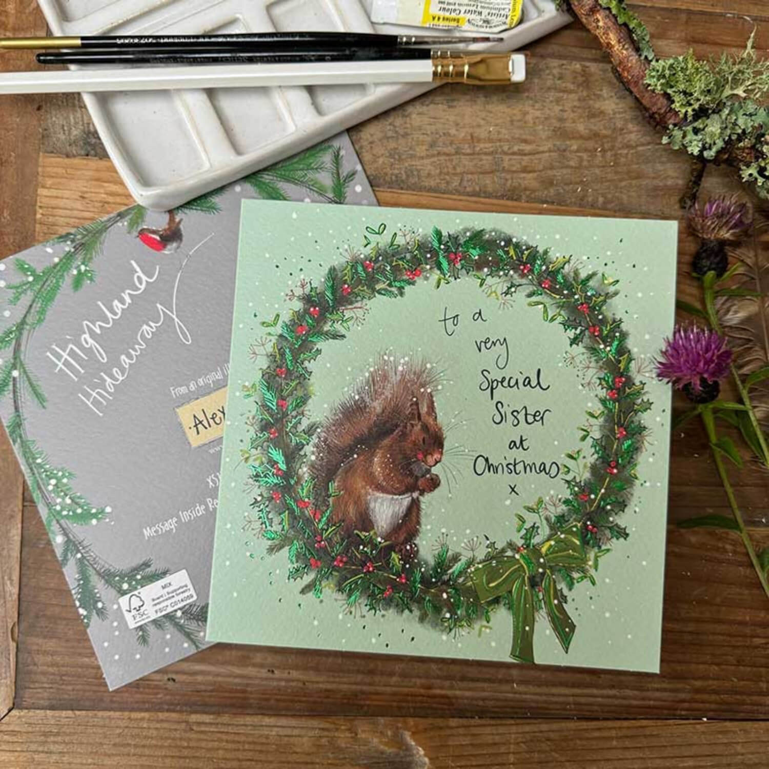 Buy Alex Clark | Christmas Card - Very Special Sister - Squirrel ...