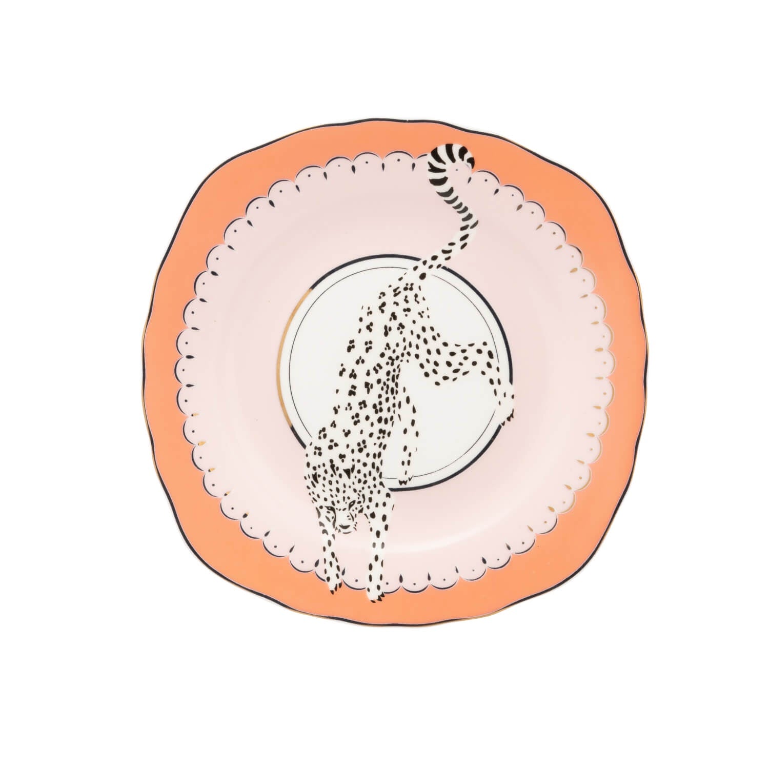 Buy Yvonne Ellen | Fine China Tea Plate - Leopard – Potters Cookshop