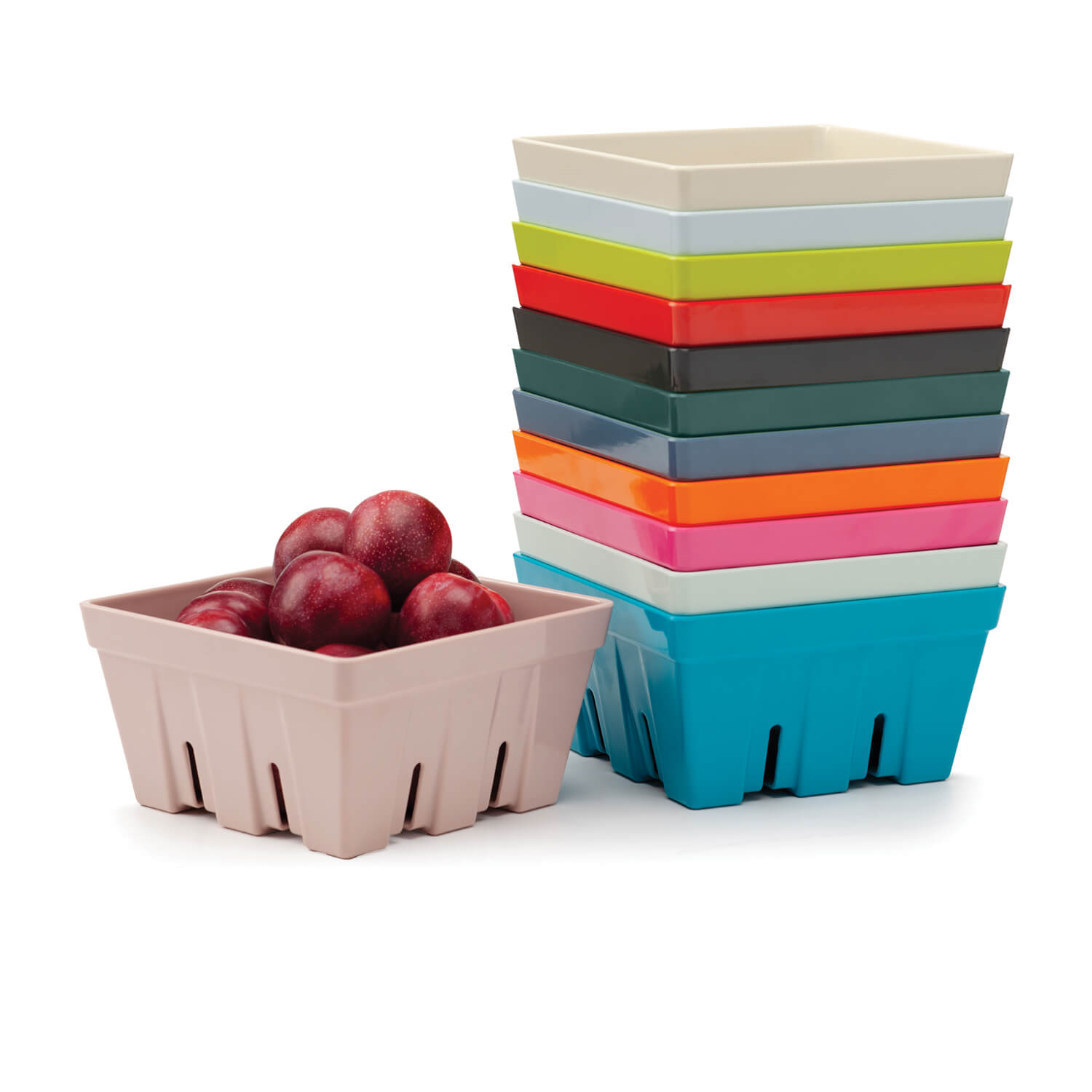 Buy Zeal | 19cm Melamine Berry Box & Colander - Provence Blue – Potters ...