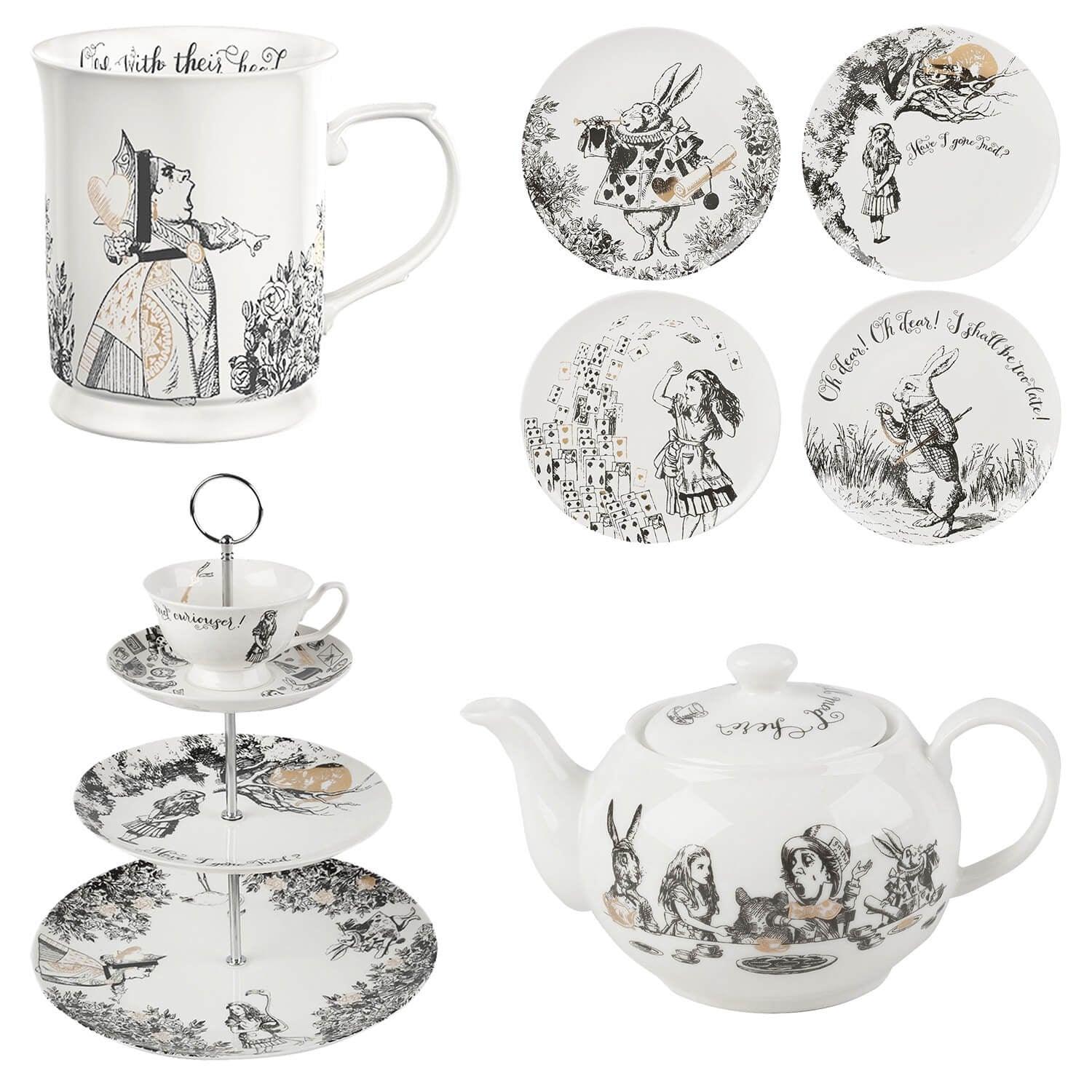 Buy Alice In Wonderland | Tea Set Gift Bundle - 4 Piece – Potters Cookshop