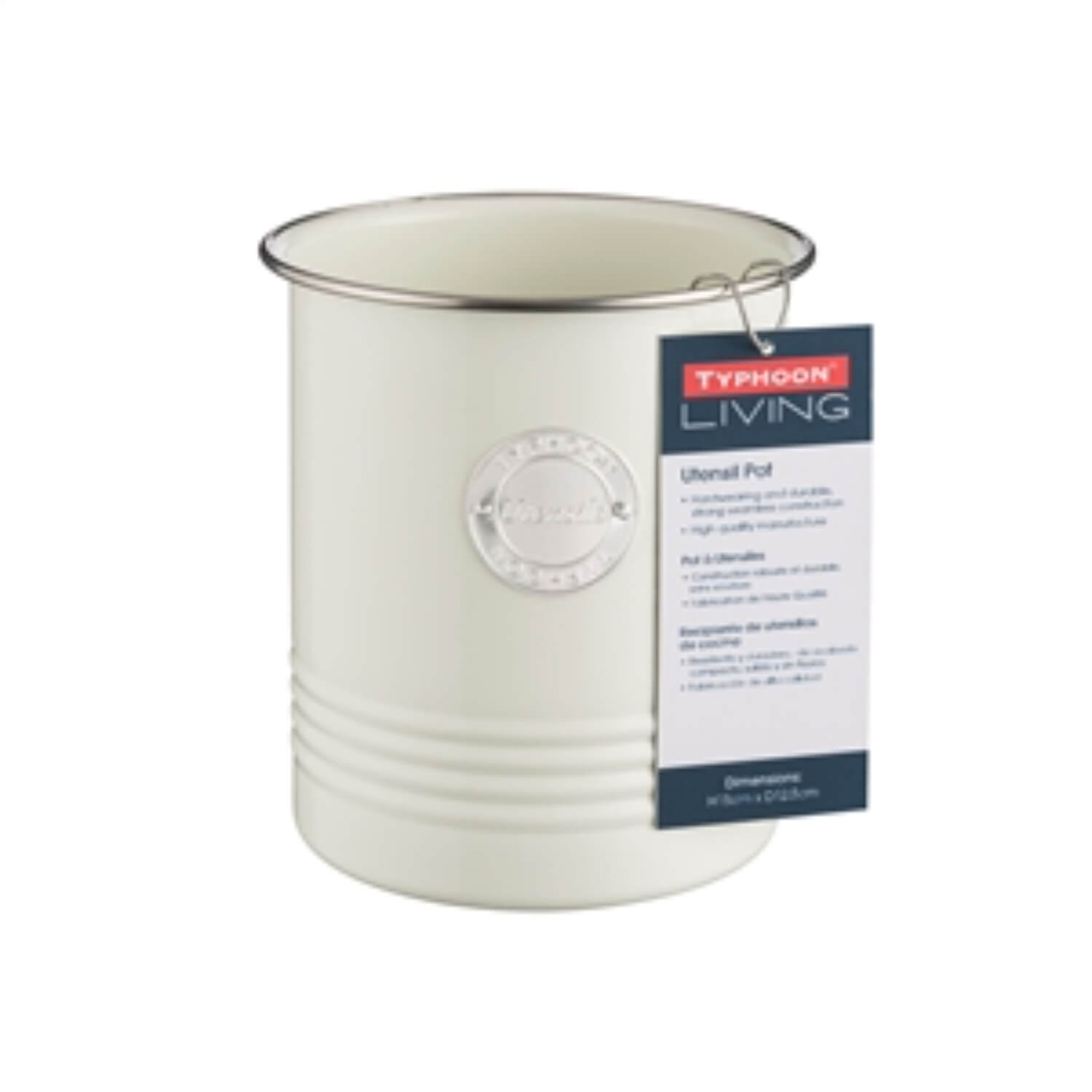 Buy Typhoon Living | Utensil Pot - Cream – Potters Cookshop
