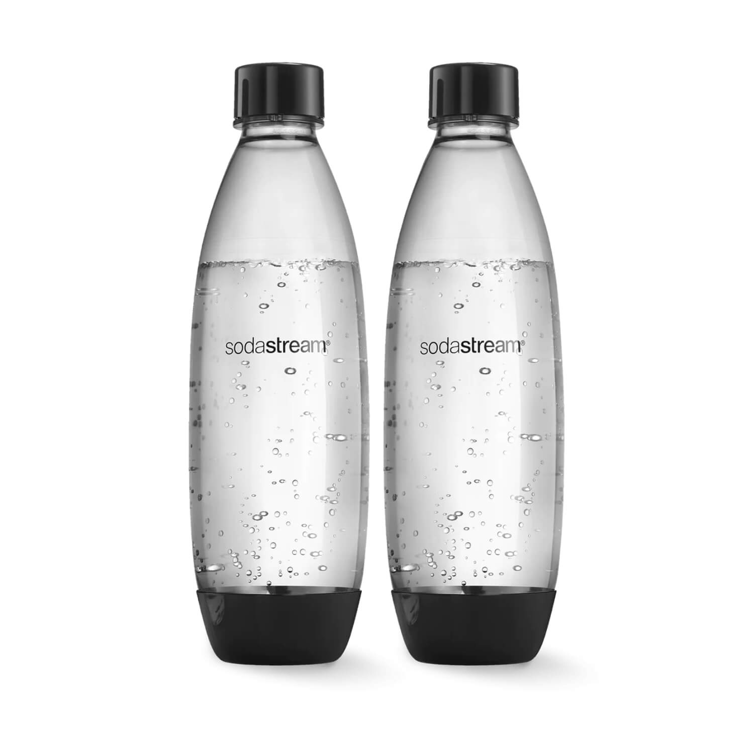 Sodastream Bottles Sodastream 1l Carbonating Bottles- Clear/white ...