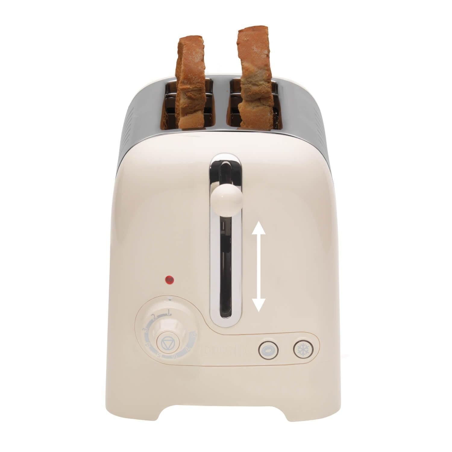 Buy Dualit | 26213 Lite 2 Slice Toaster - Cream & Chrome – Potters Cookshop