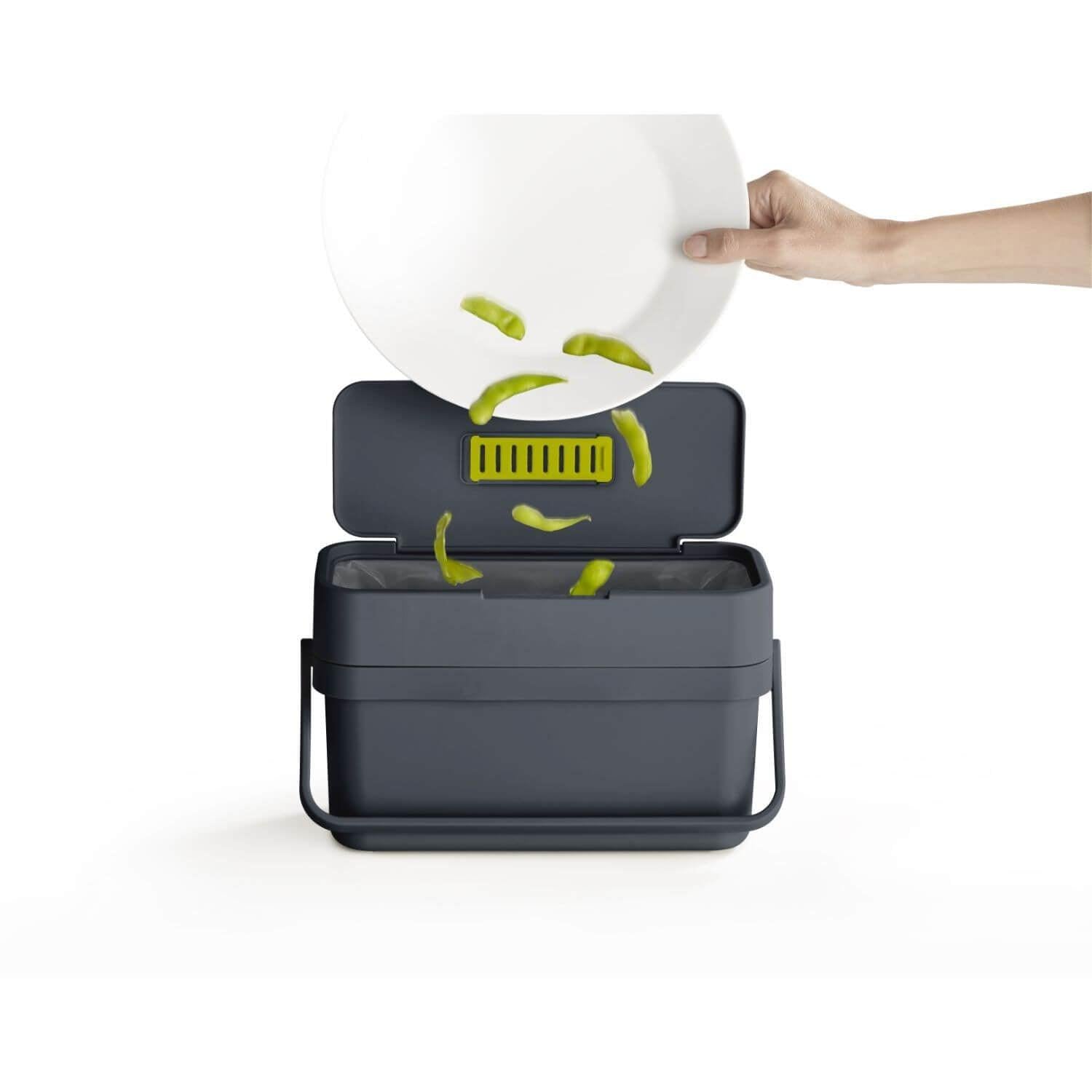 Buy Joseph Joseph | Compo 4 Litre Food Waste Caddy - Graphite – Potters ...