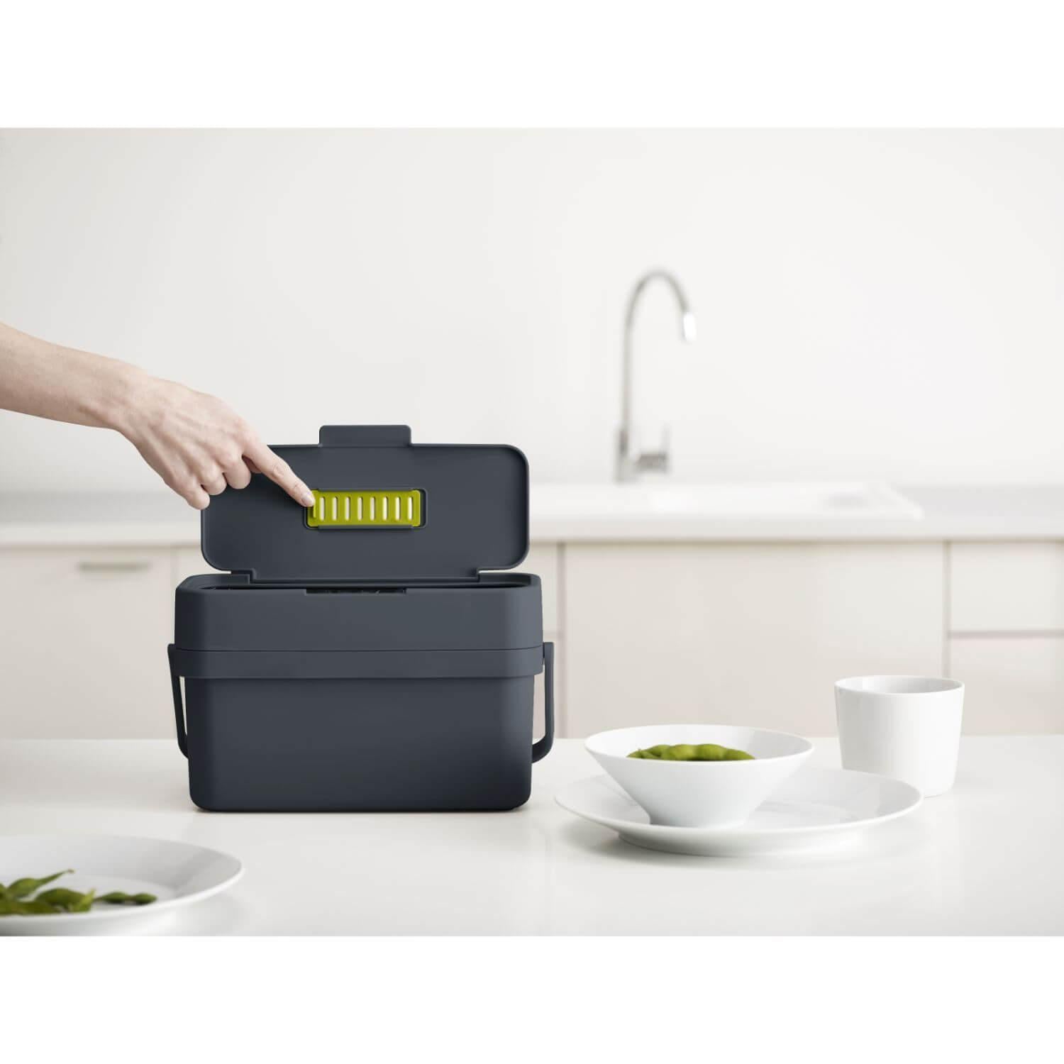 Buy Joseph Joseph | Compo 4 Litre Food Waste Caddy - Graphite – Potters ...