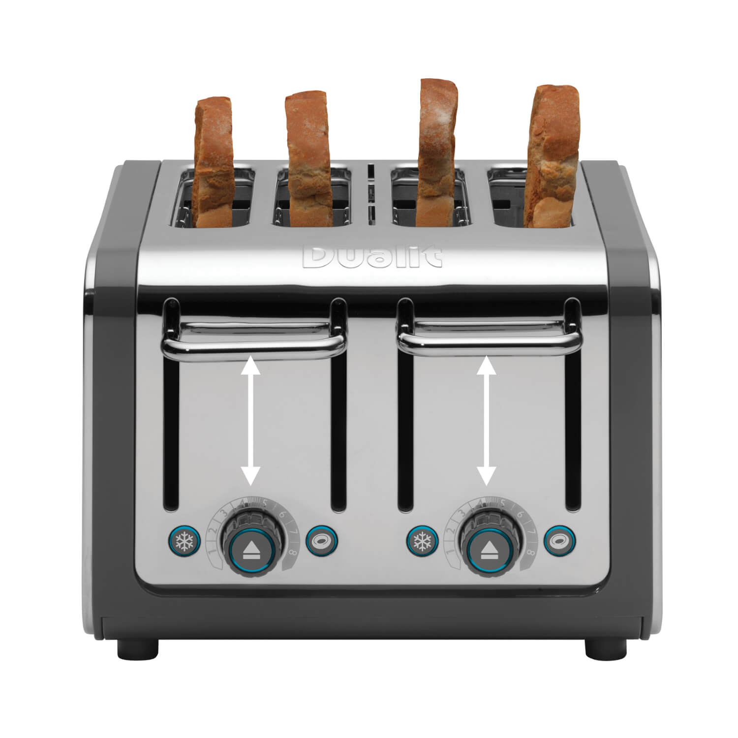 Buy Dualit | Architect Kettle & 4 Slot Toaster Set - Grey & Silver ...