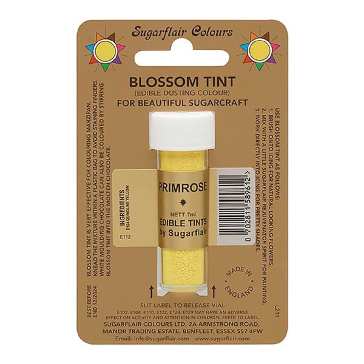 Buy Sugarflair | Edible Blossom Tint Dusting - Primrose – Potters Cookshop