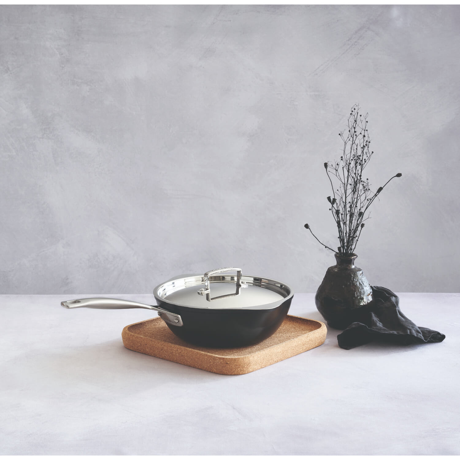 Buy Le Creuset | Non-Stick Chefs Pan with Pouring Spouts - 24cm ...