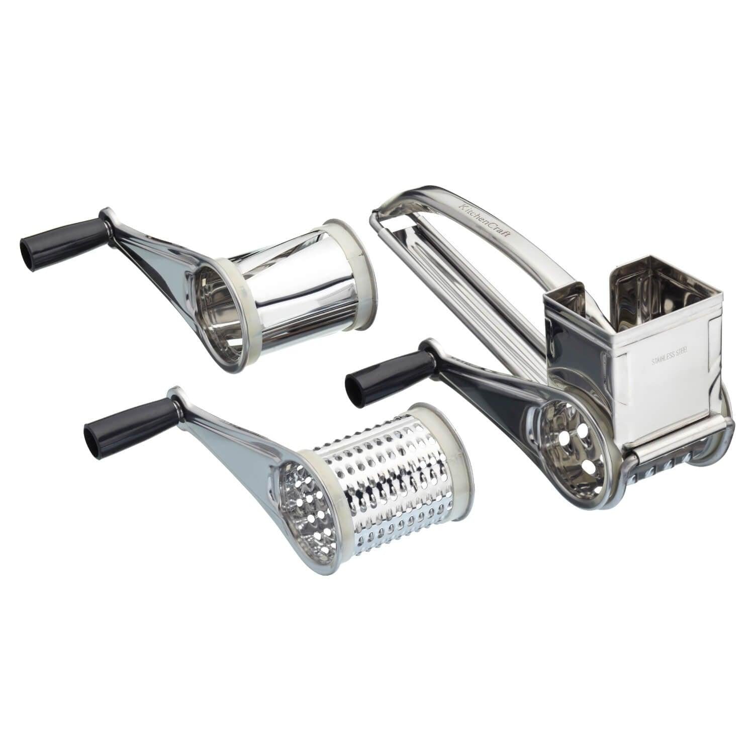 Buy KitchenCraft | Multi-Purpose 3 Drum Rotary Grater – Potters Cookshop