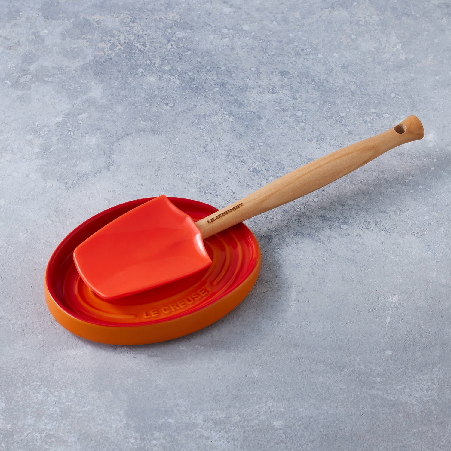 Buy Le Creuset | Stoneware Oval Spoon Rest - Volcanic – Potters Cookshop
