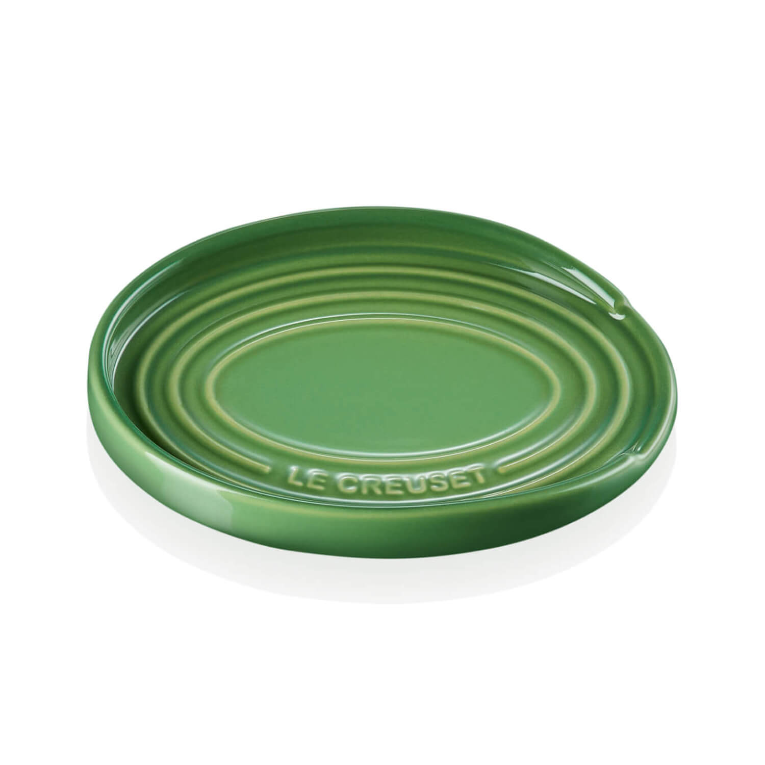 Buy Le Creuset | Stoneware Oval Spoon Rest - Bamboo – Potters Cookshop