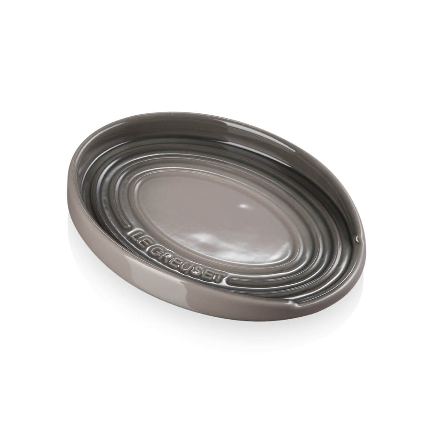 Buy Le Creuset | Stoneware Oval Spoon Rest - Flint – Potters Cookshop