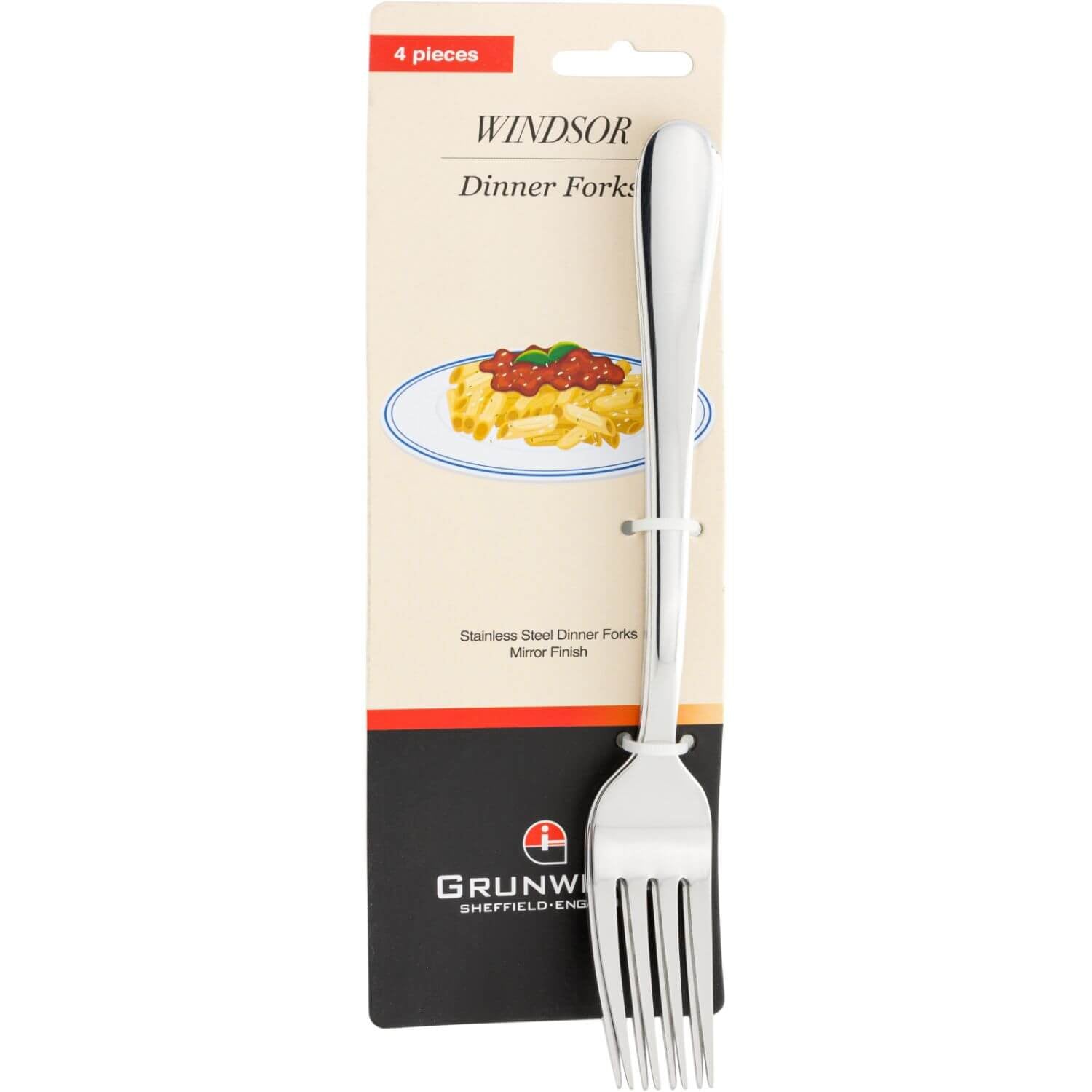 Buy Windsor | Stainless Steel 4 Piece Dinner Fork - Set of 4 – Potters ...