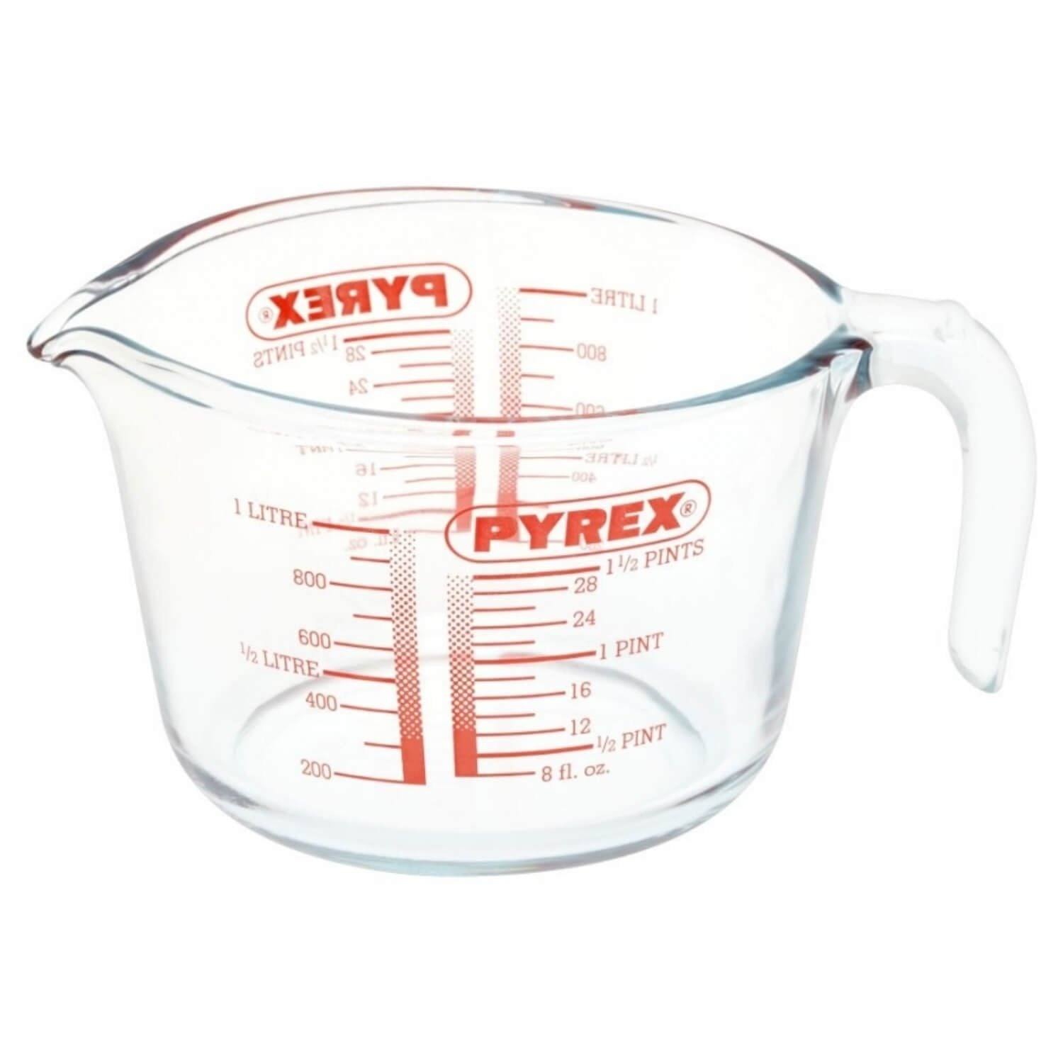 Buy Pyrex | Classic Glass Measuring Jug - 1 Litre – Potters Cookshop