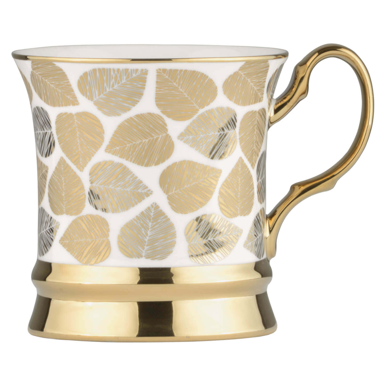 Buy Bia International | Porcelain Leaf 400ml Mug - Gold – Potters Cookshop