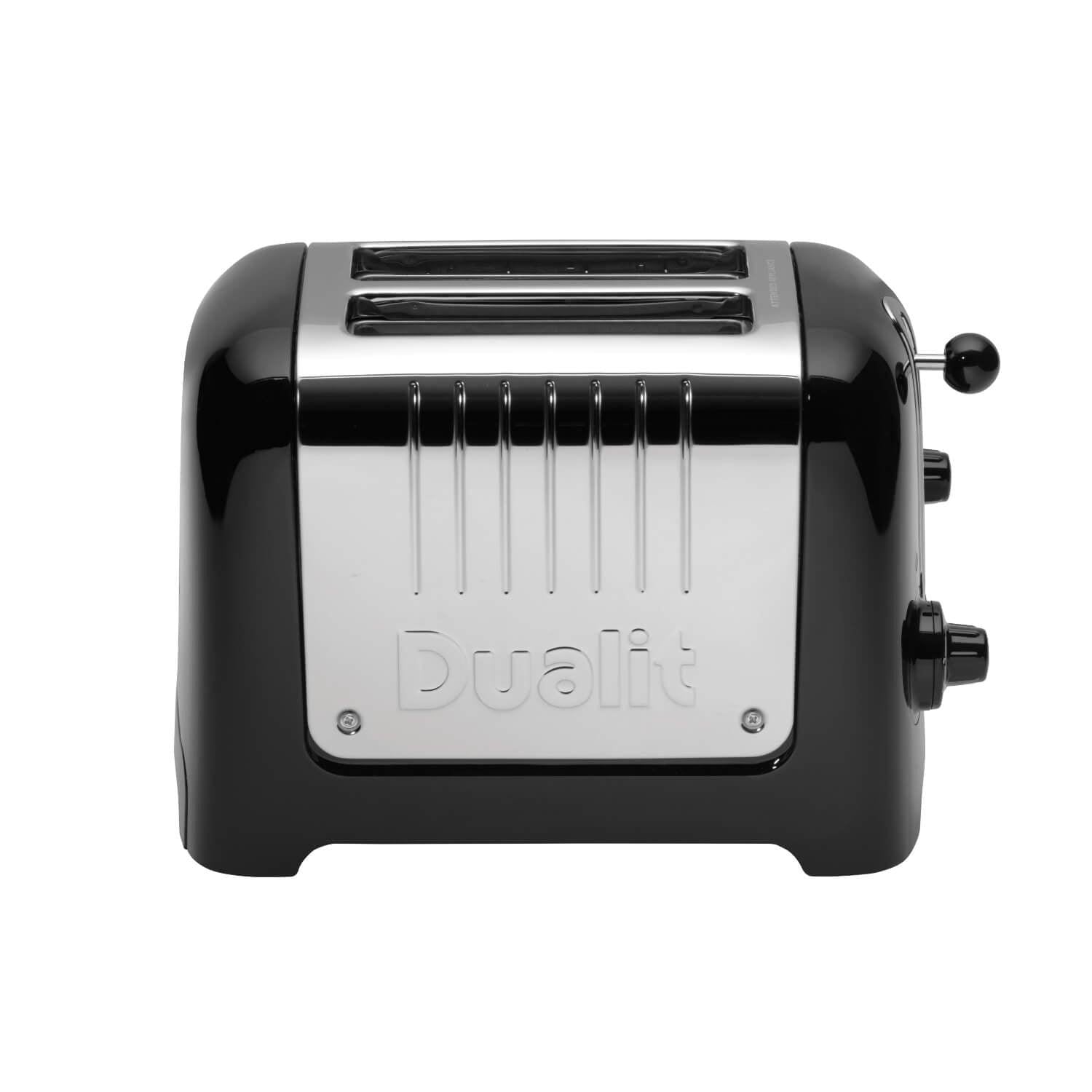 Buy Dualit | 26205 Lite 2 Slice Toaster - Black & Chrome – Potters Cookshop