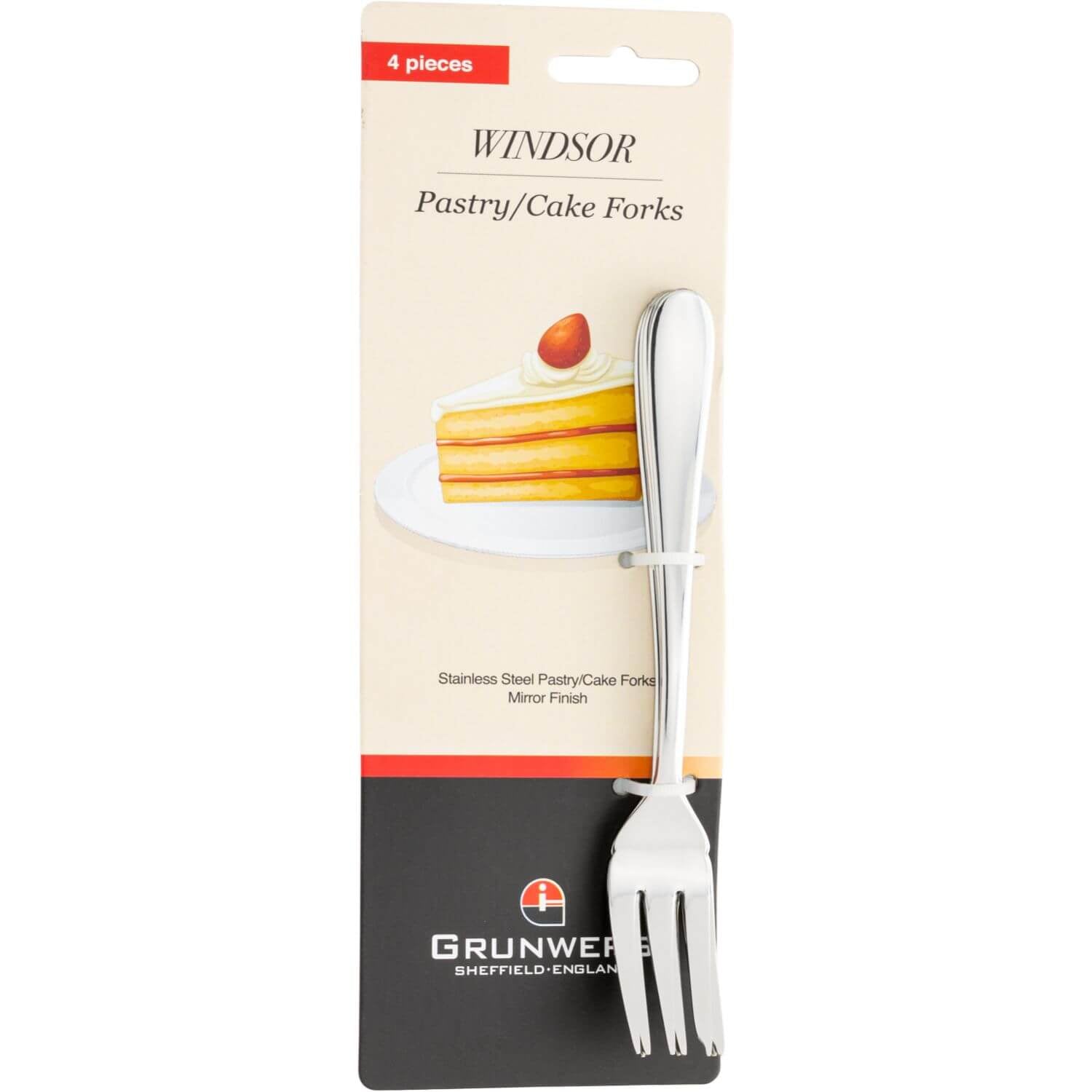 Buy Windsor | Stainless Steel 4 Piece Pastry Fork - Set of 4 – Potters ...