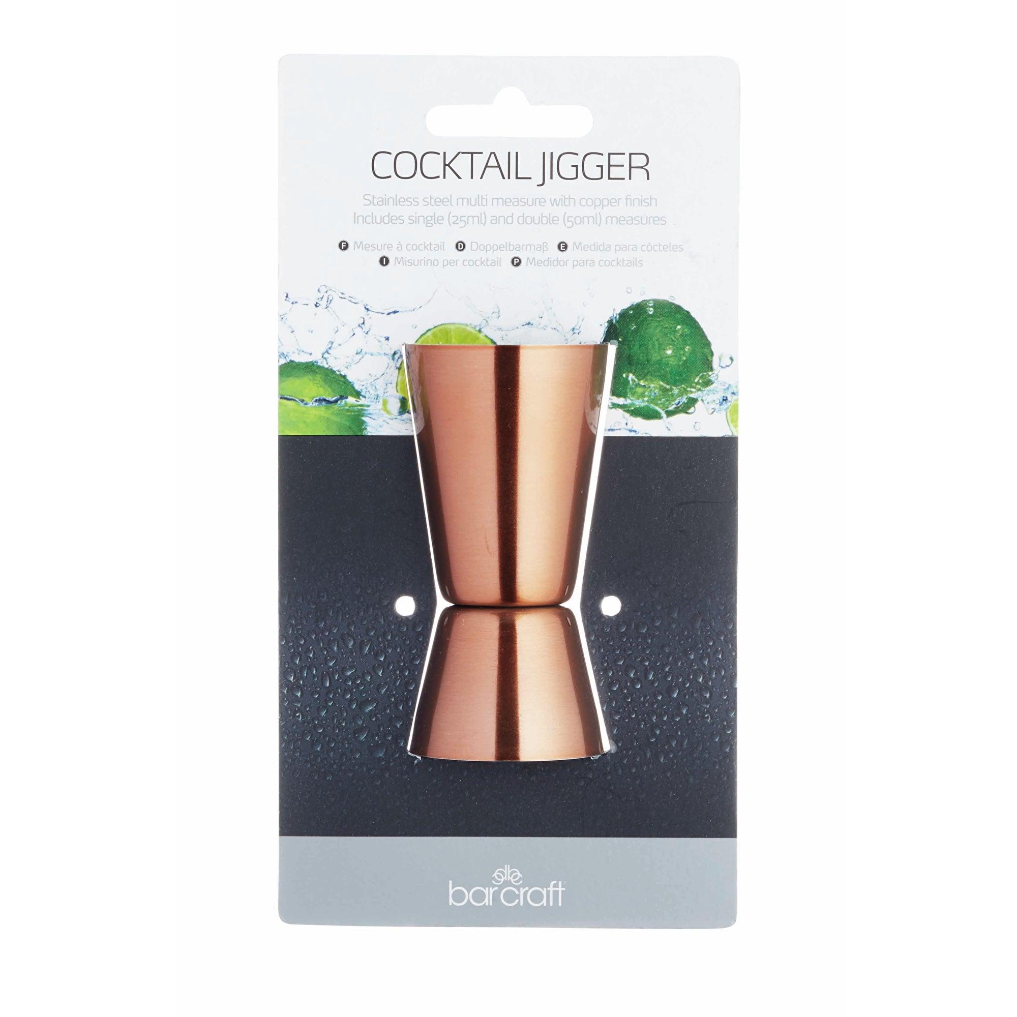 Buy Barcraft | Dual Cocktail Jigger - Copper – Potters Cookshop