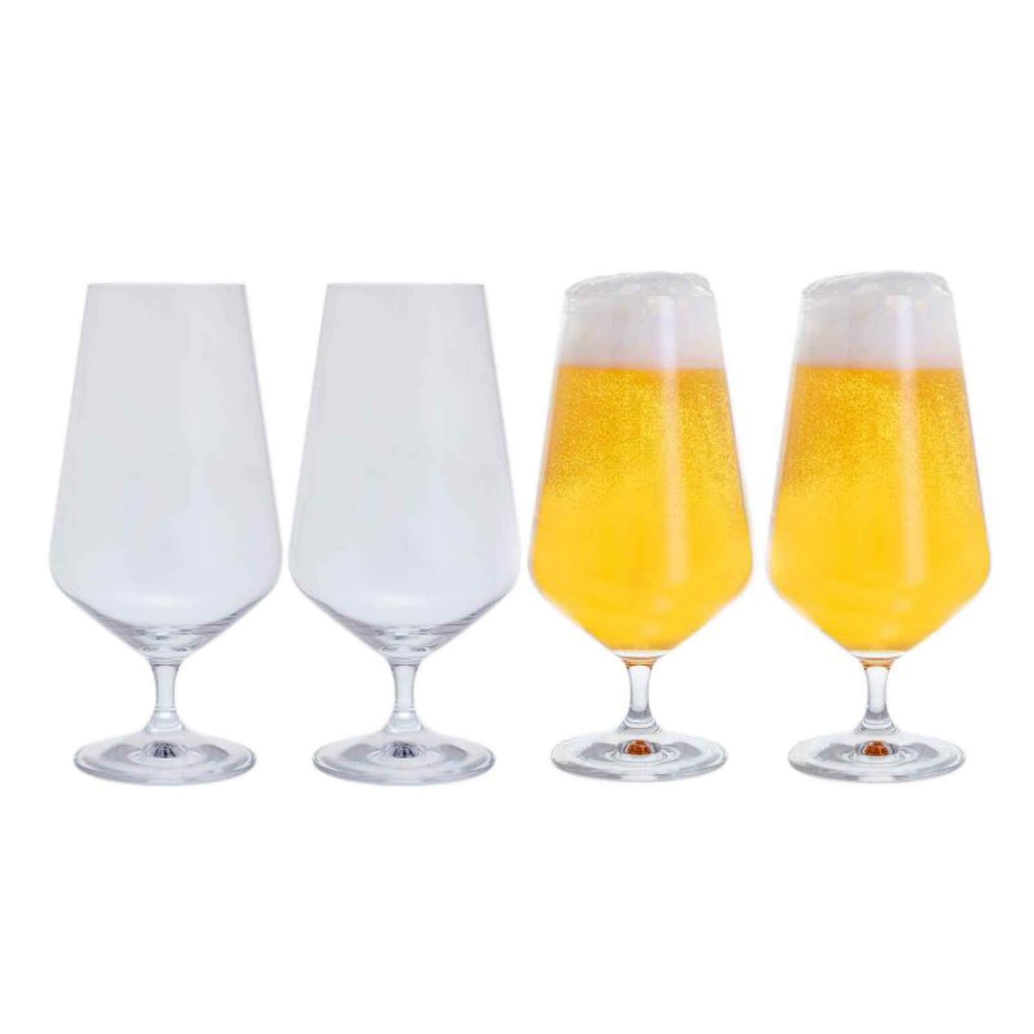 Buy Dartington | Cheers 4-Piece Beer Glass Set – Potters Cookshop