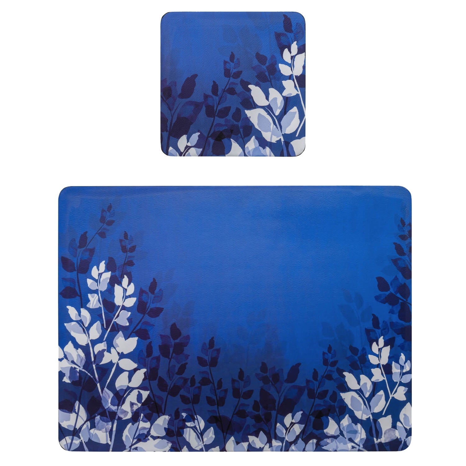 Buy Denby Pottery | Colours 12 Piece Placemat & Coaster Set - Blue ...