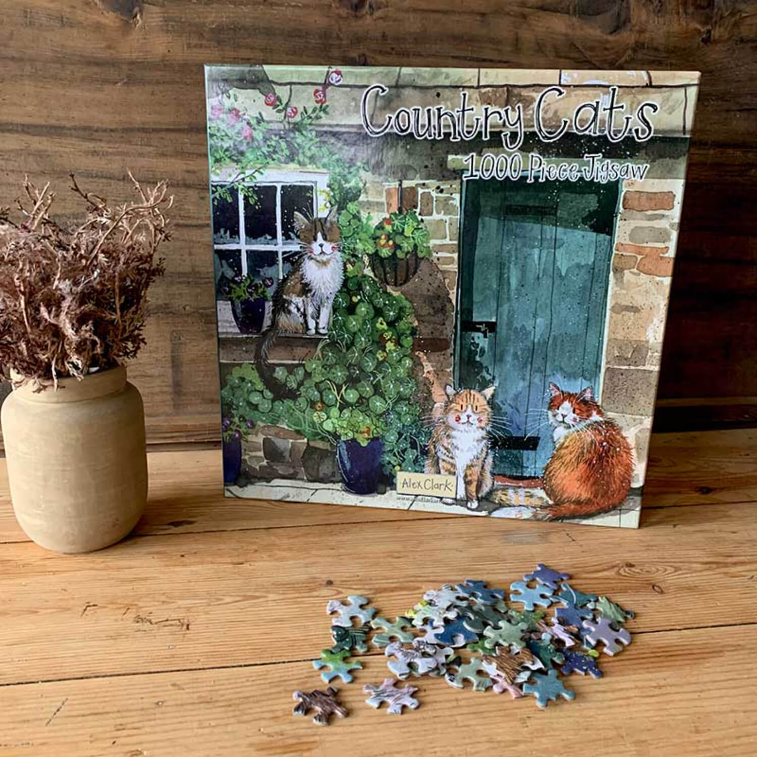Buy Alex Clark | 1000 Piece Jigsaw Puzzle - Country Cats – Potters Cookshop