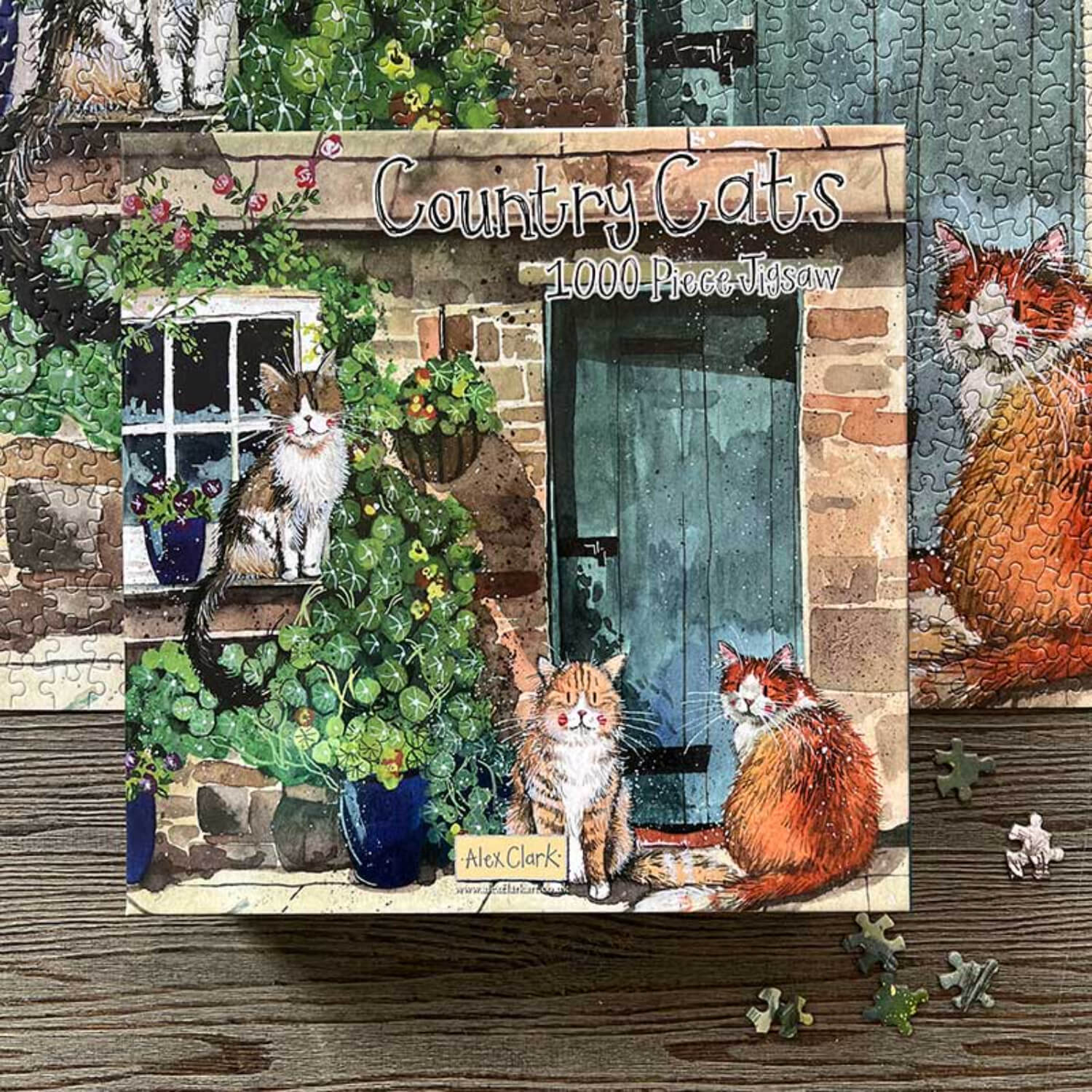 Buy Alex Clark | 1000 Piece Jigsaw Puzzle - Country Cats – Potters Cookshop