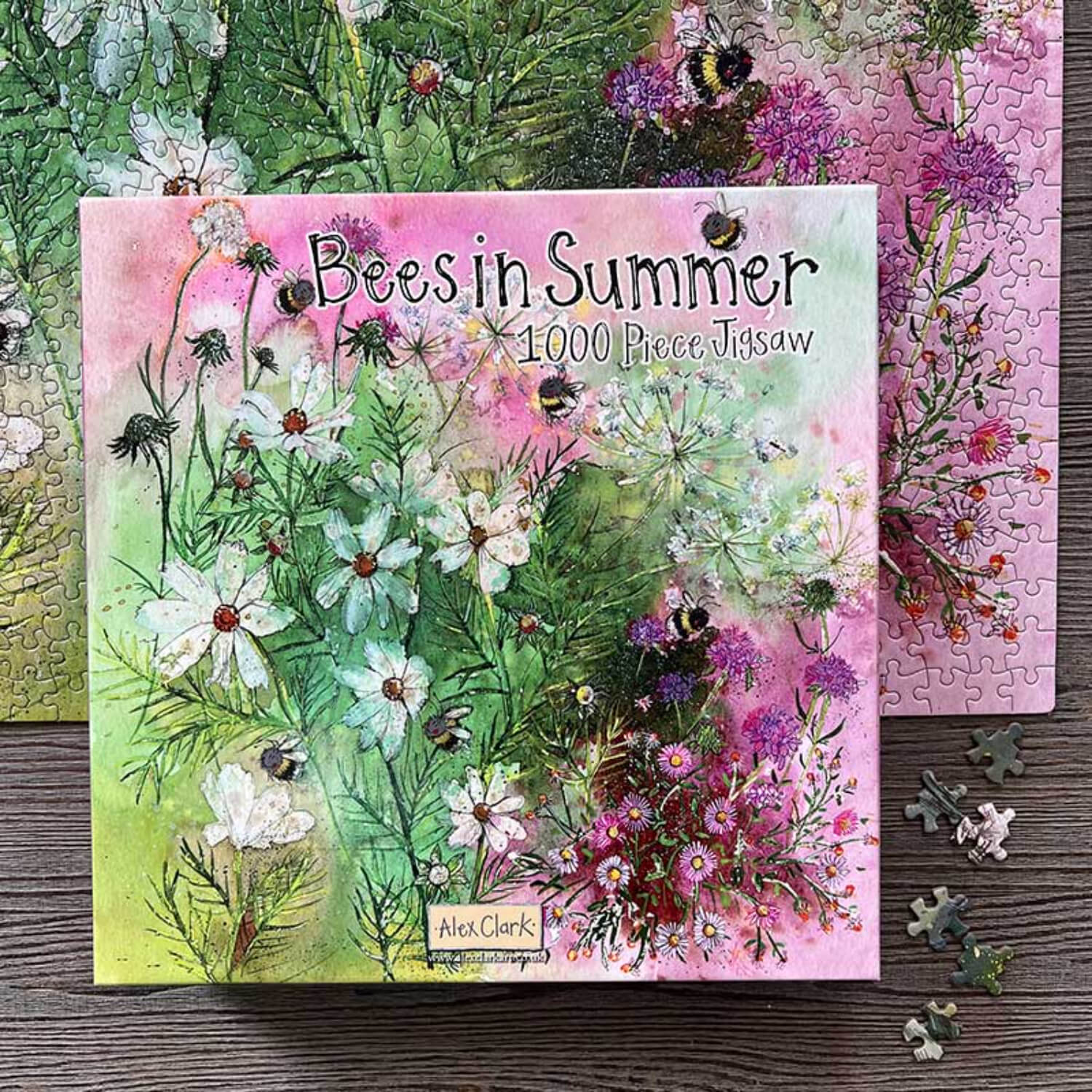Buy Alex Clark | 1000 Piece Jigsaw Puzzle - Bees In Summer – Potters ...