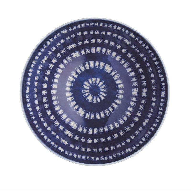 Buy Kitchencraft | Greek Blue / White Tile Ceramic Bowl – Potters Cookshop