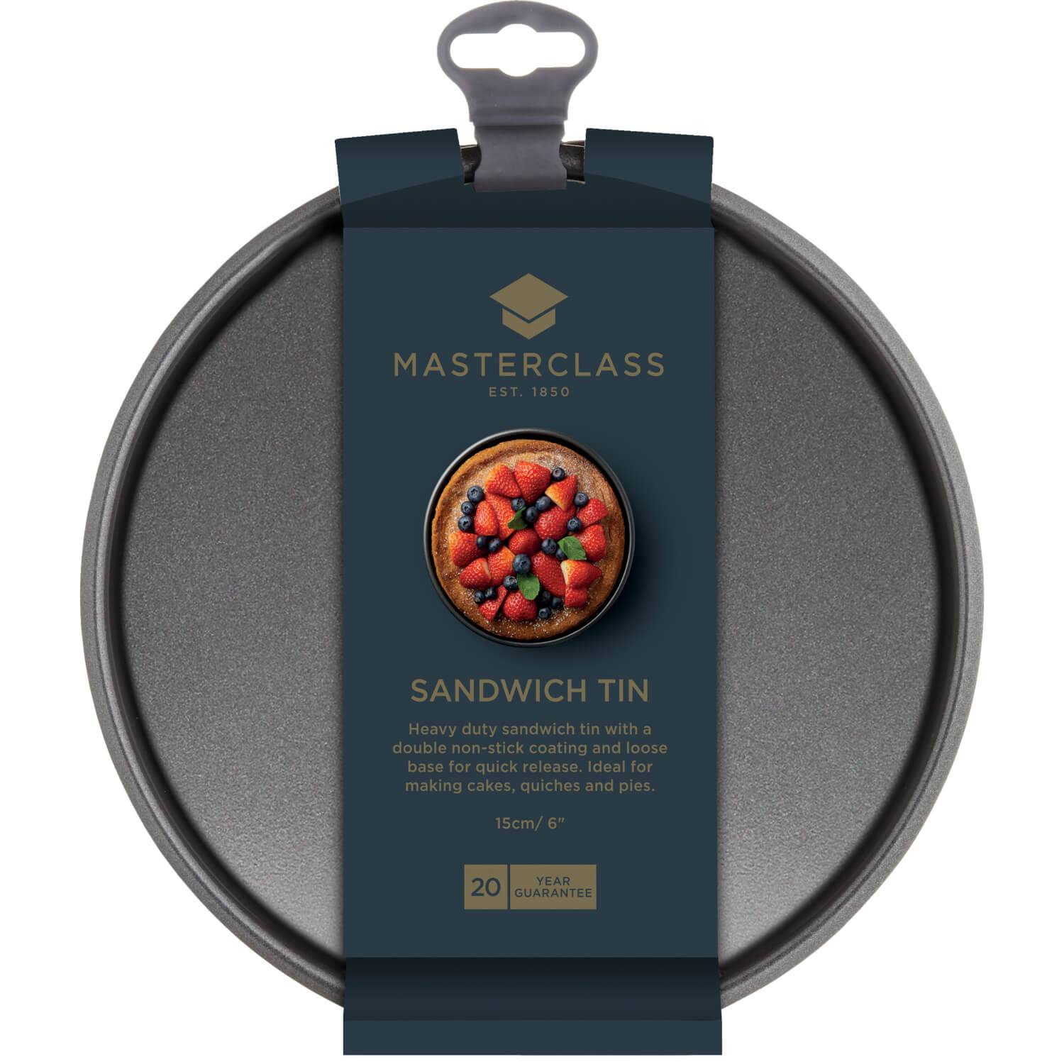 Buy MasterClass | Loose Based Round Sandwich Tin - 15cm – Potters Cookshop