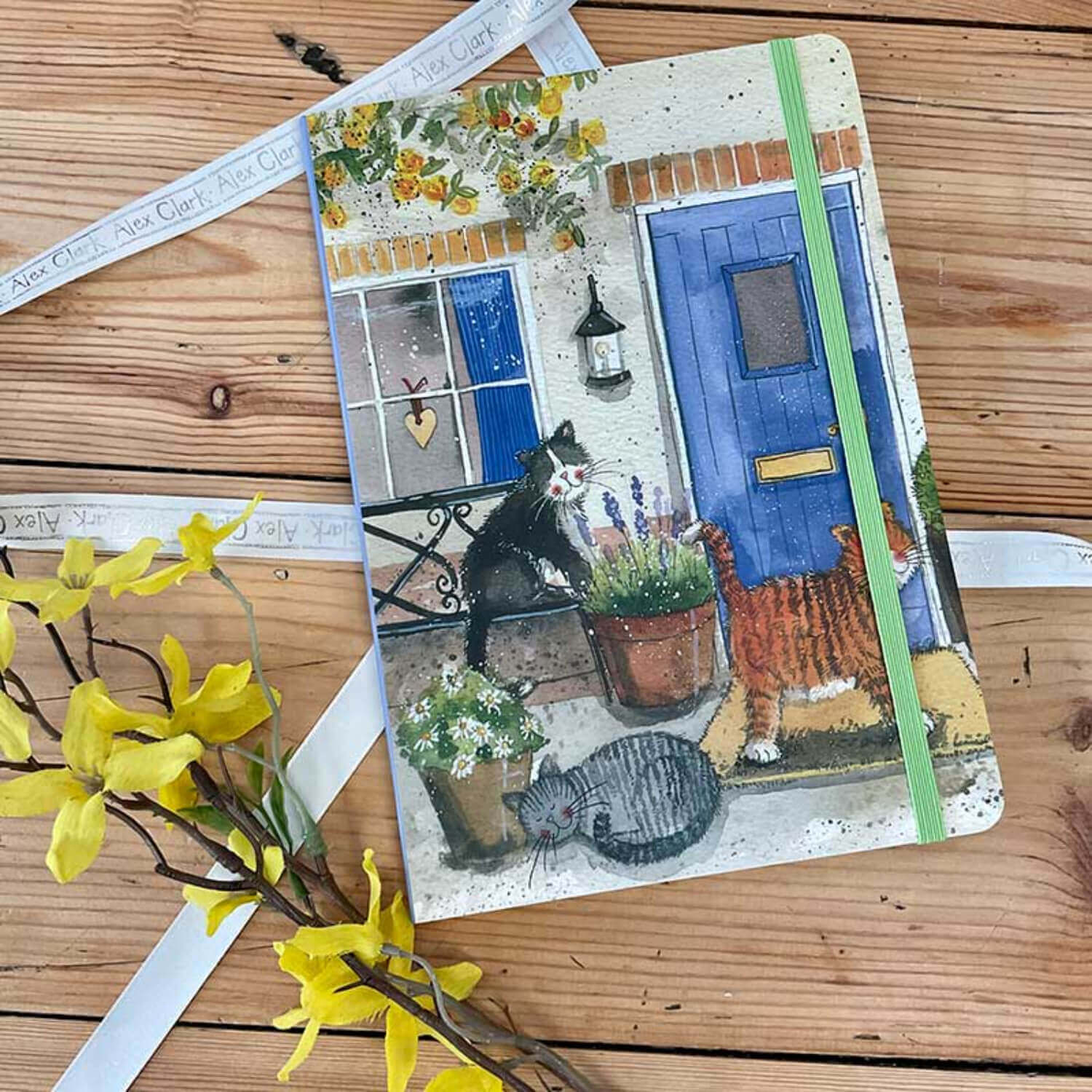 Buy Alex Clark | Large Chunky Notebook - Cats – Potters Cookshop
