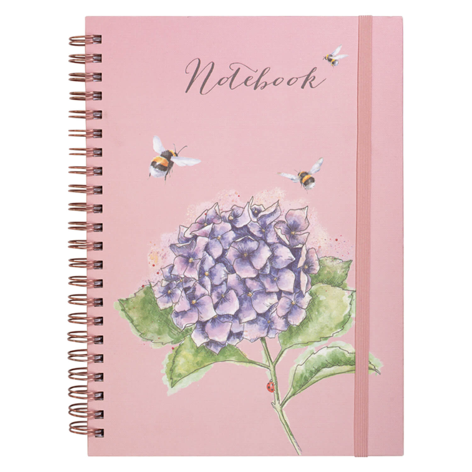 Buy Wrendale Designs | by Hannah Dale A4 Spiral Notebook - Hydrangea ...