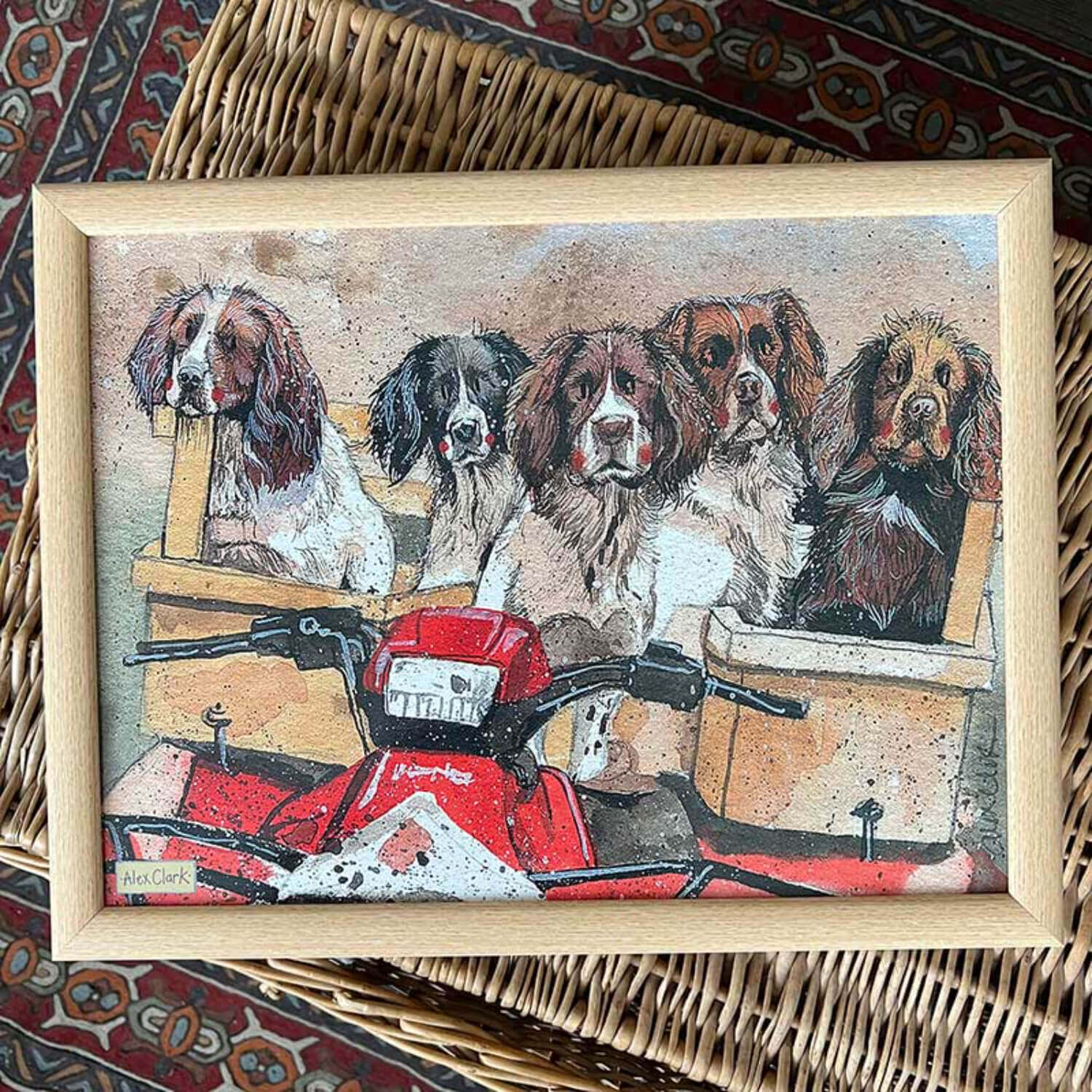 Buy Alex Clark | Lap Tray - Working Spaniels – Potters Cookshop