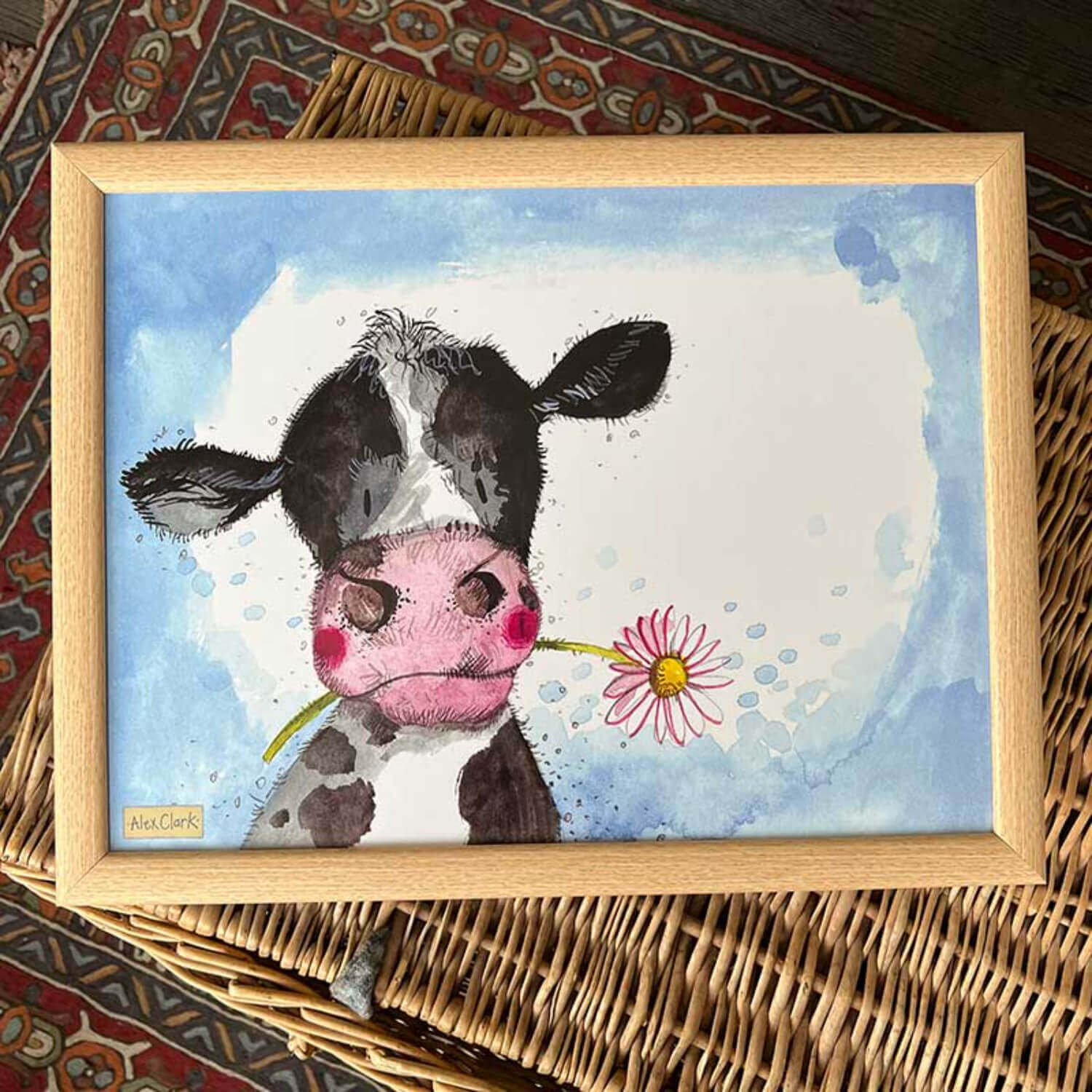 Buy Alex Clark | Lap Tray - Cow & Daisy – Potters Cookshop