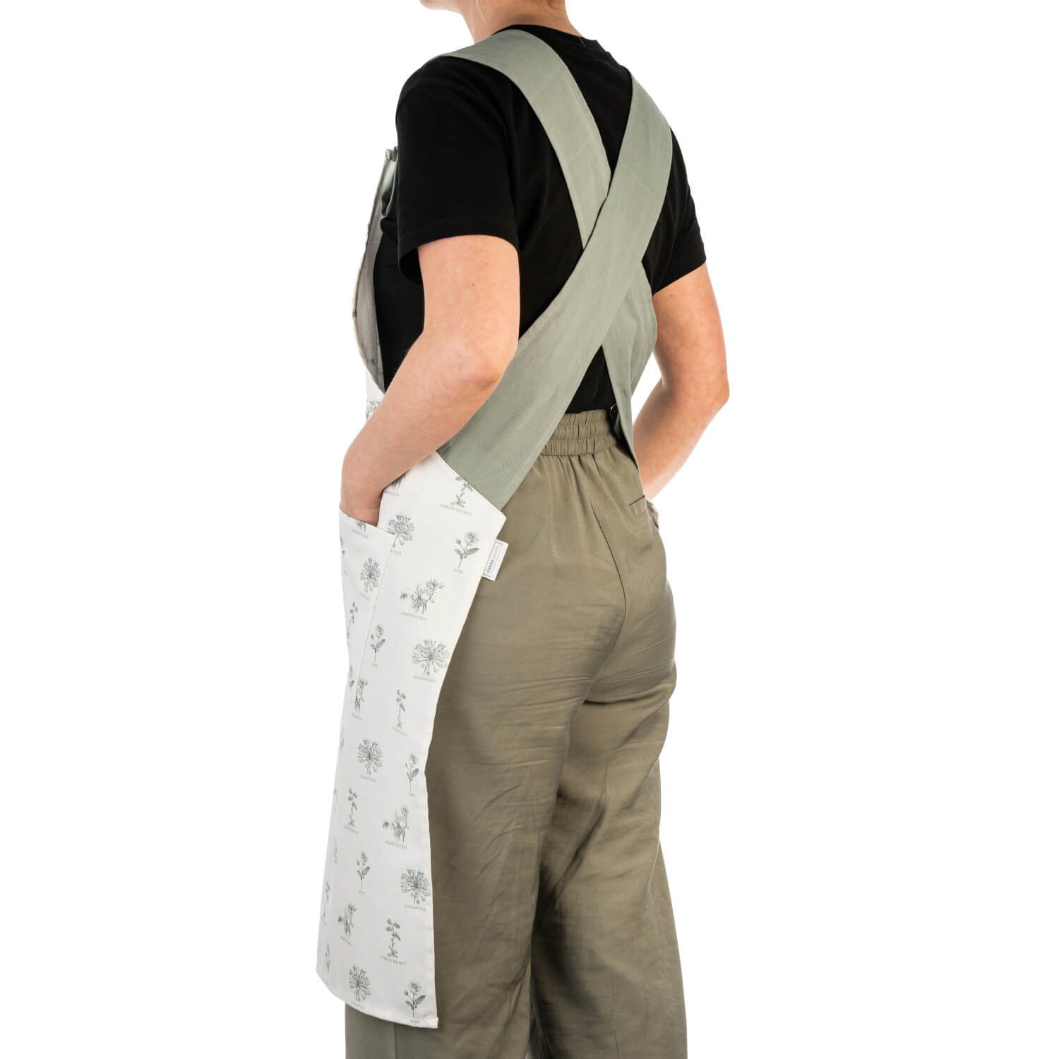 Buy Mary Berry | English Garden 100% Cotton Cross Back Apron - Birds ...