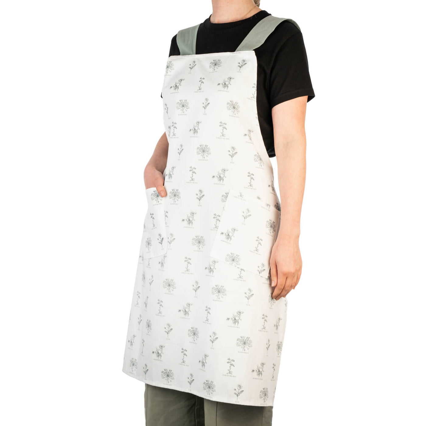 Buy Mary Berry English Garden 100 Cotton Cross Back Apron Birds Potters Cookshop