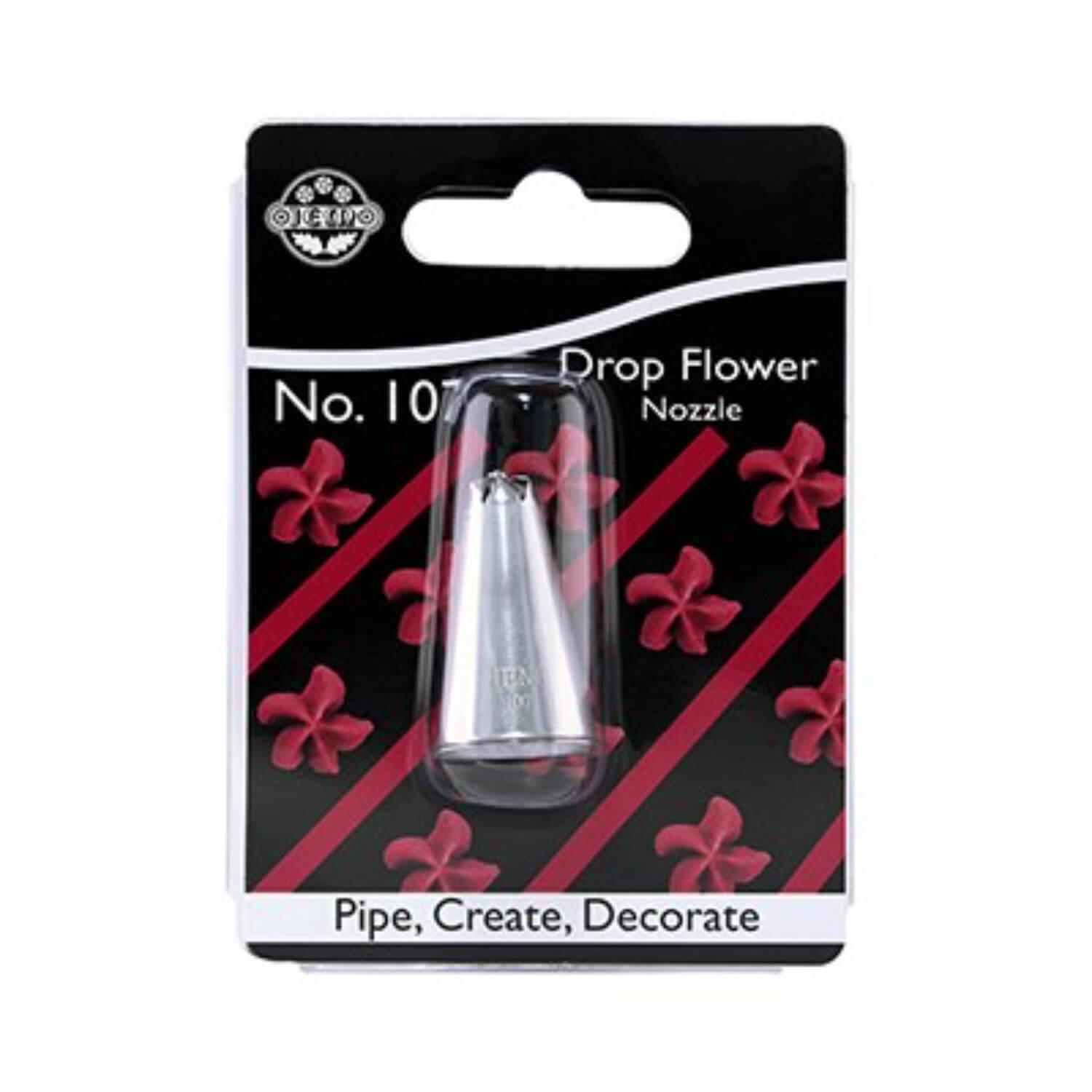 Buy Jem | No 107 Icing Nozzle - Drop Flower – Potters Cookshop