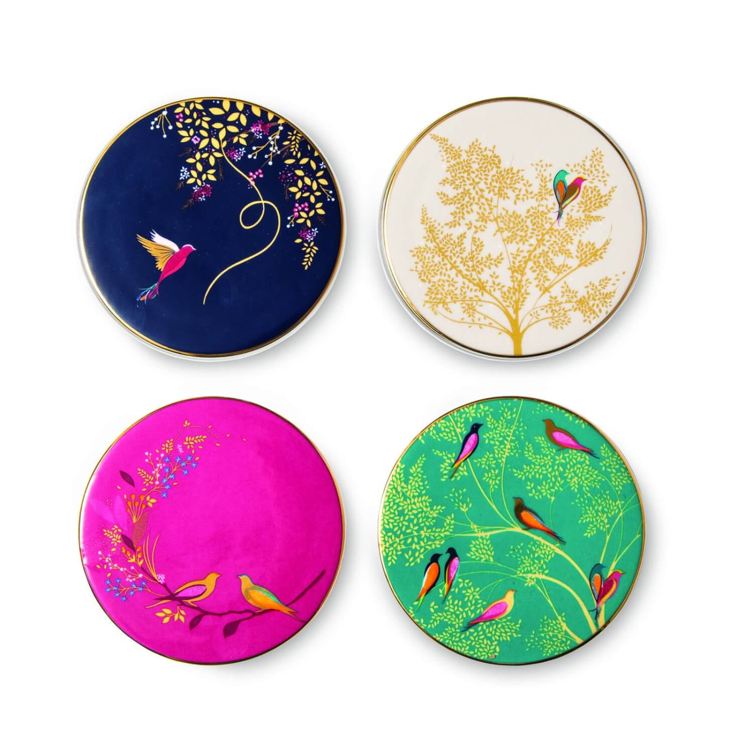 Buy Sara Miller | London Chelsea 4-Piece Ceramic Coaster Set – Potters ...