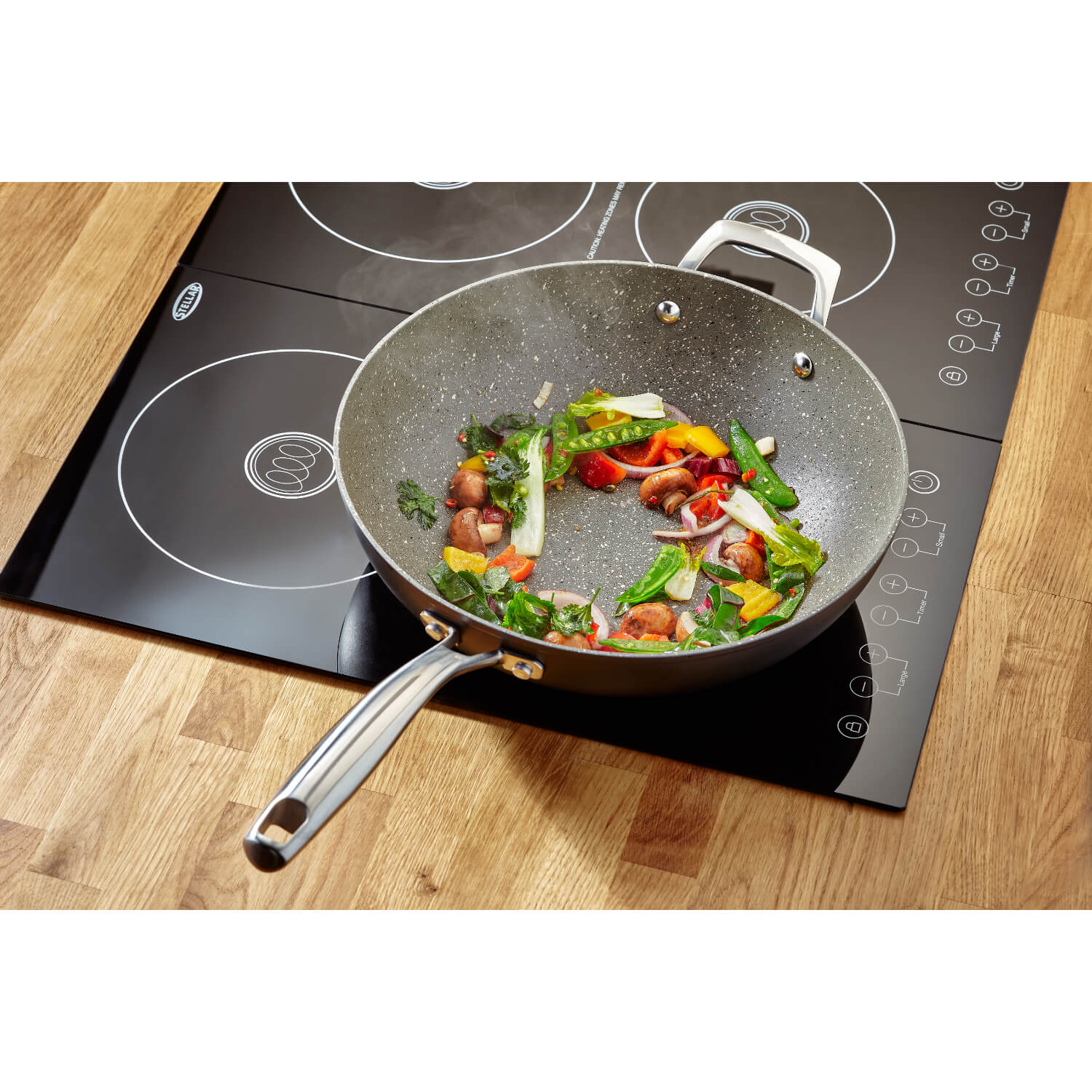 Buy Stellar | Rocktanium Non-Stick Wok - 30cm – Potters Cookshop