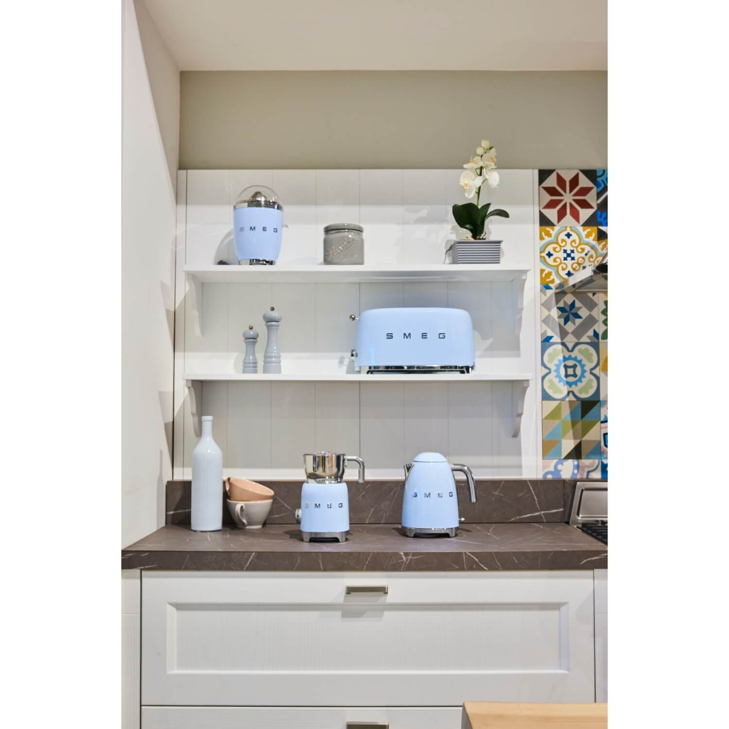 Buy Smeg | Jug Kettle & 2 Slice Toaster - Pastel Blue – Potters Cookshop