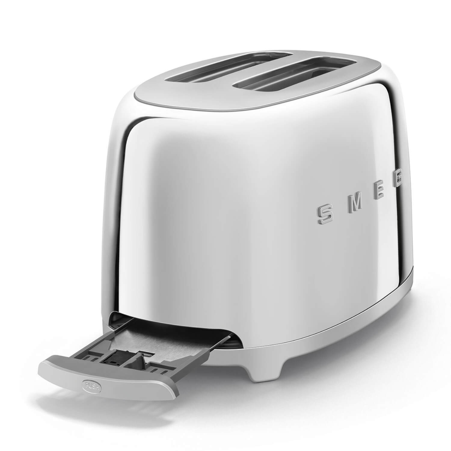 Buy Smeg | Jug Kettle & 2 Slice Toaster Set - Chrome – Potters Cookshop