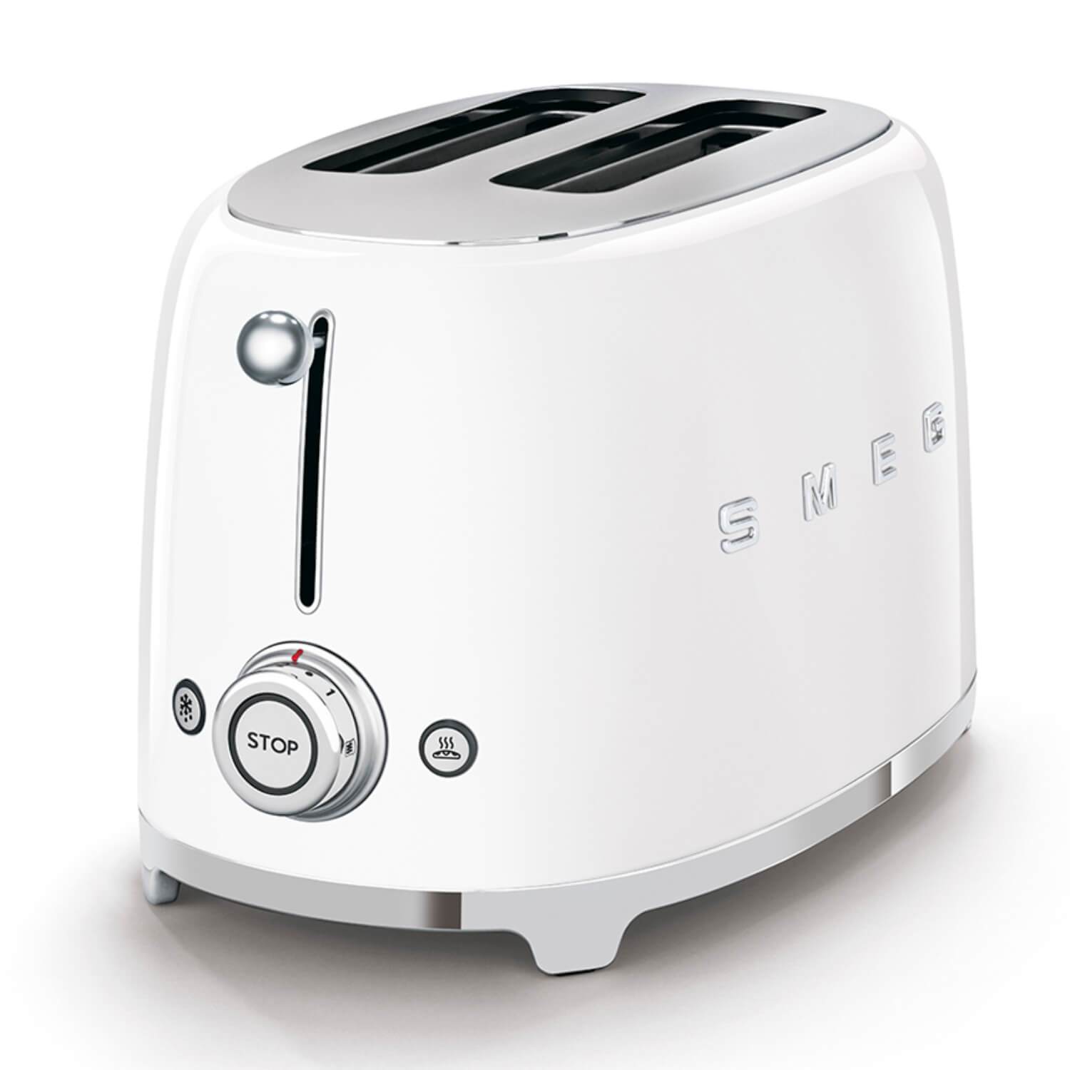 Buy Smeg | Jug Kettle & 2 Slice Toaster Set - White – Potters Cookshop