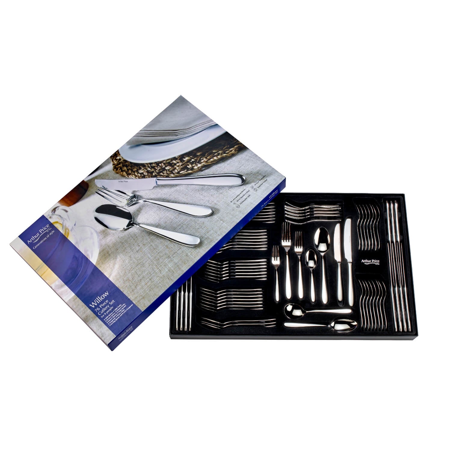 Buy Arthur Price | Willow Cutlery Set - 76 Piece – Potters Cookshop