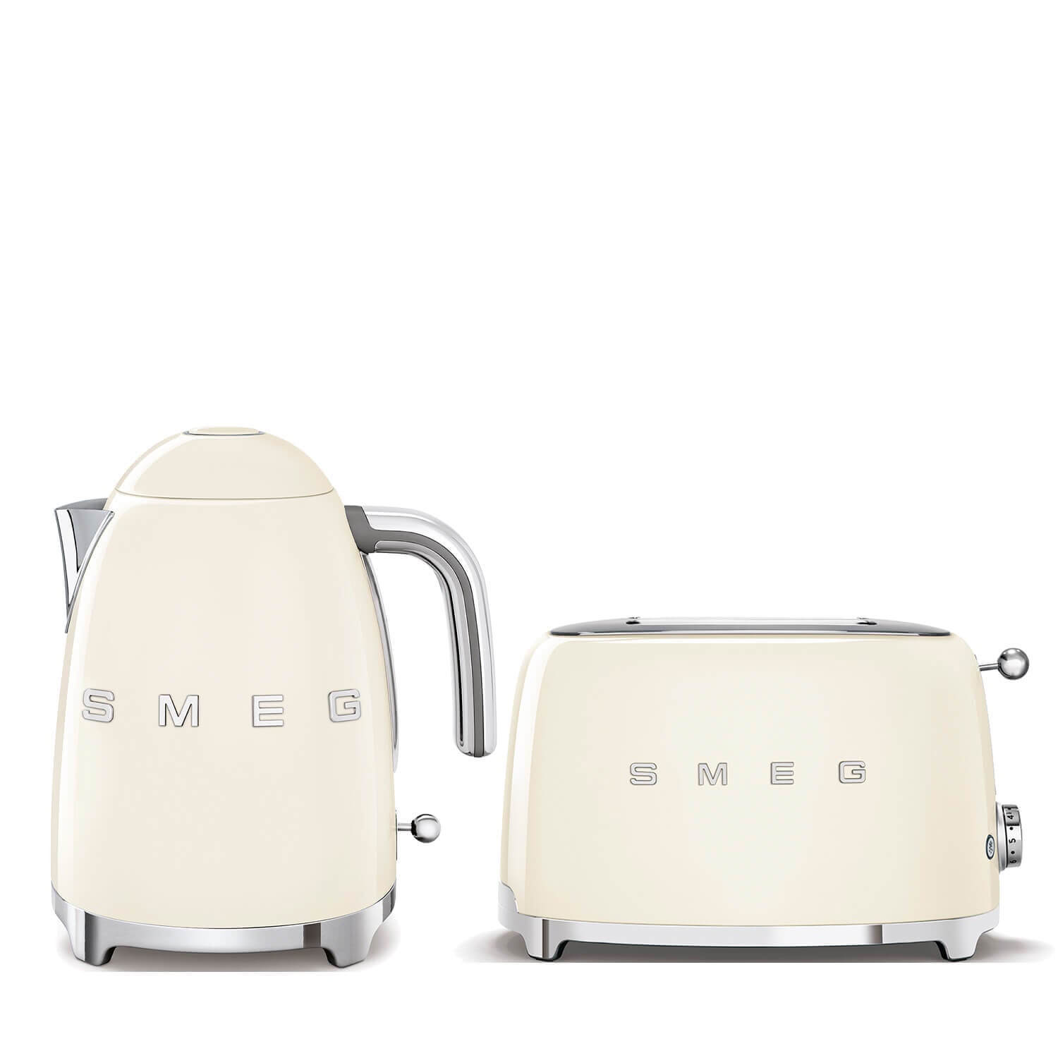 Buy Smeg | Jug Kettle & 2 Slice Toaster Set - Cream – Potters Cookshop